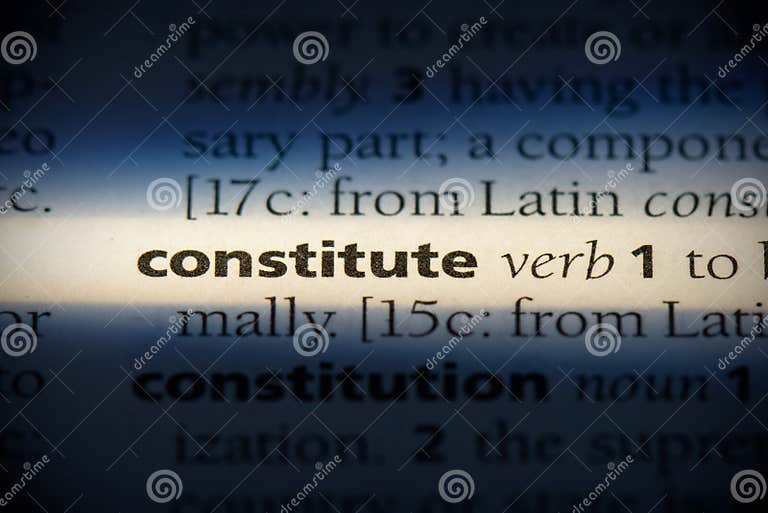 Constitute stock image. Image of thesaurus, dictionary - 161577209