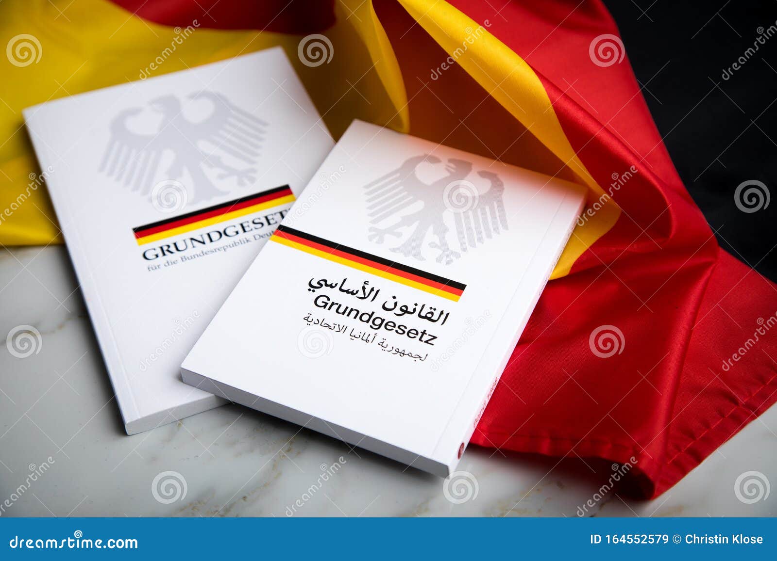 The Constitution Basic Law Book of Germany in German and Arabic ...