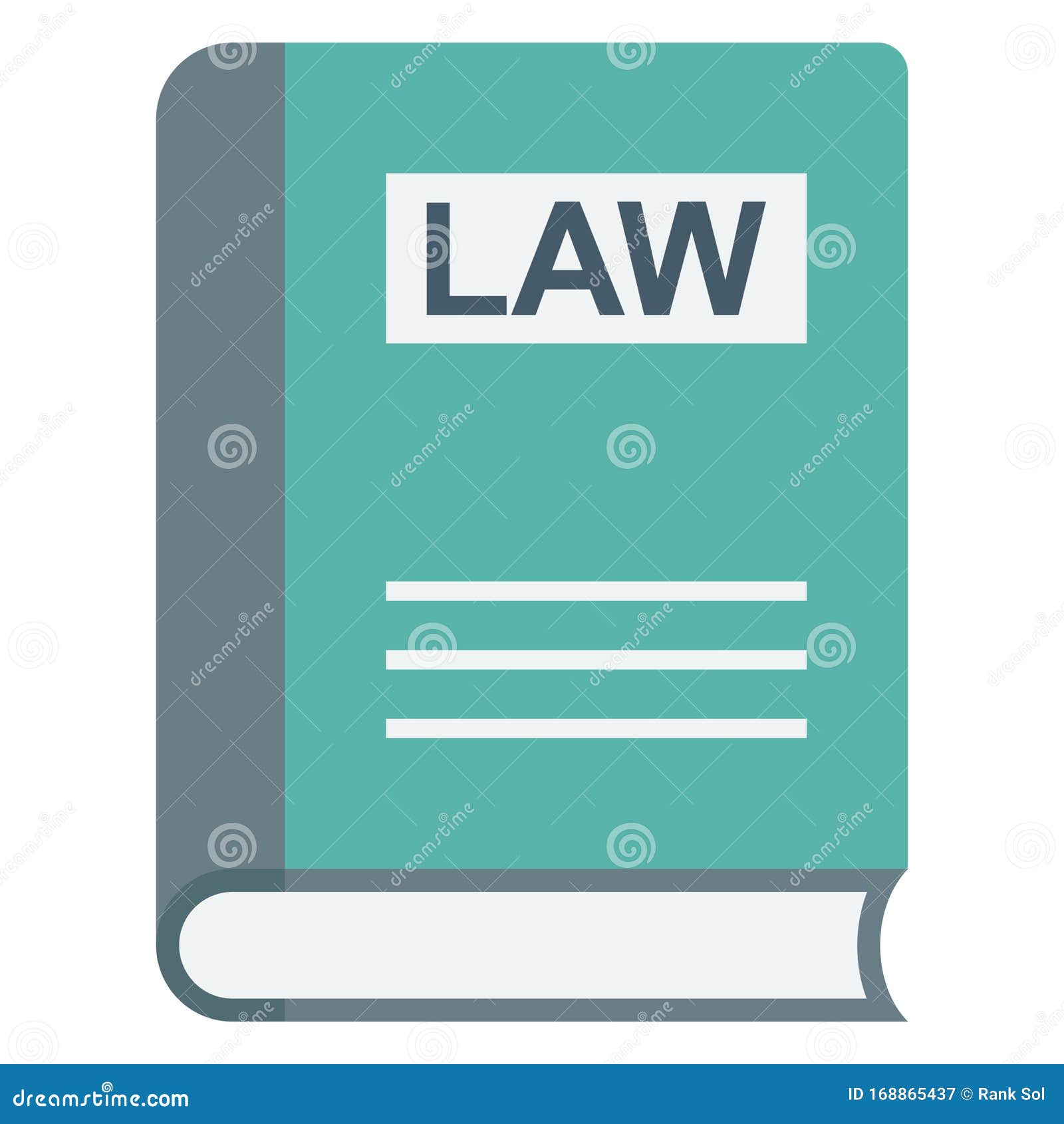 Constitution, Constitution Book Color Isolated Vector Icon Which Can Be ...