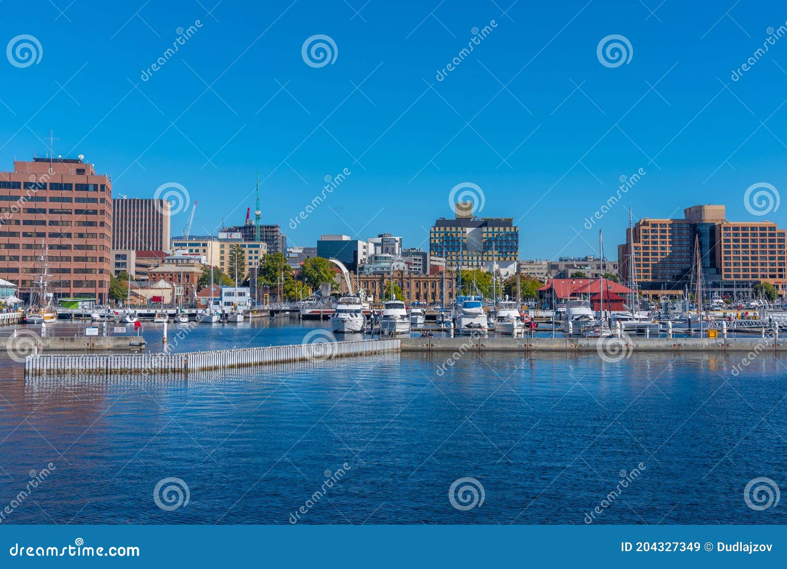 Constitution Dock at Port of Hobart in Australia Editorial Stock Image ...