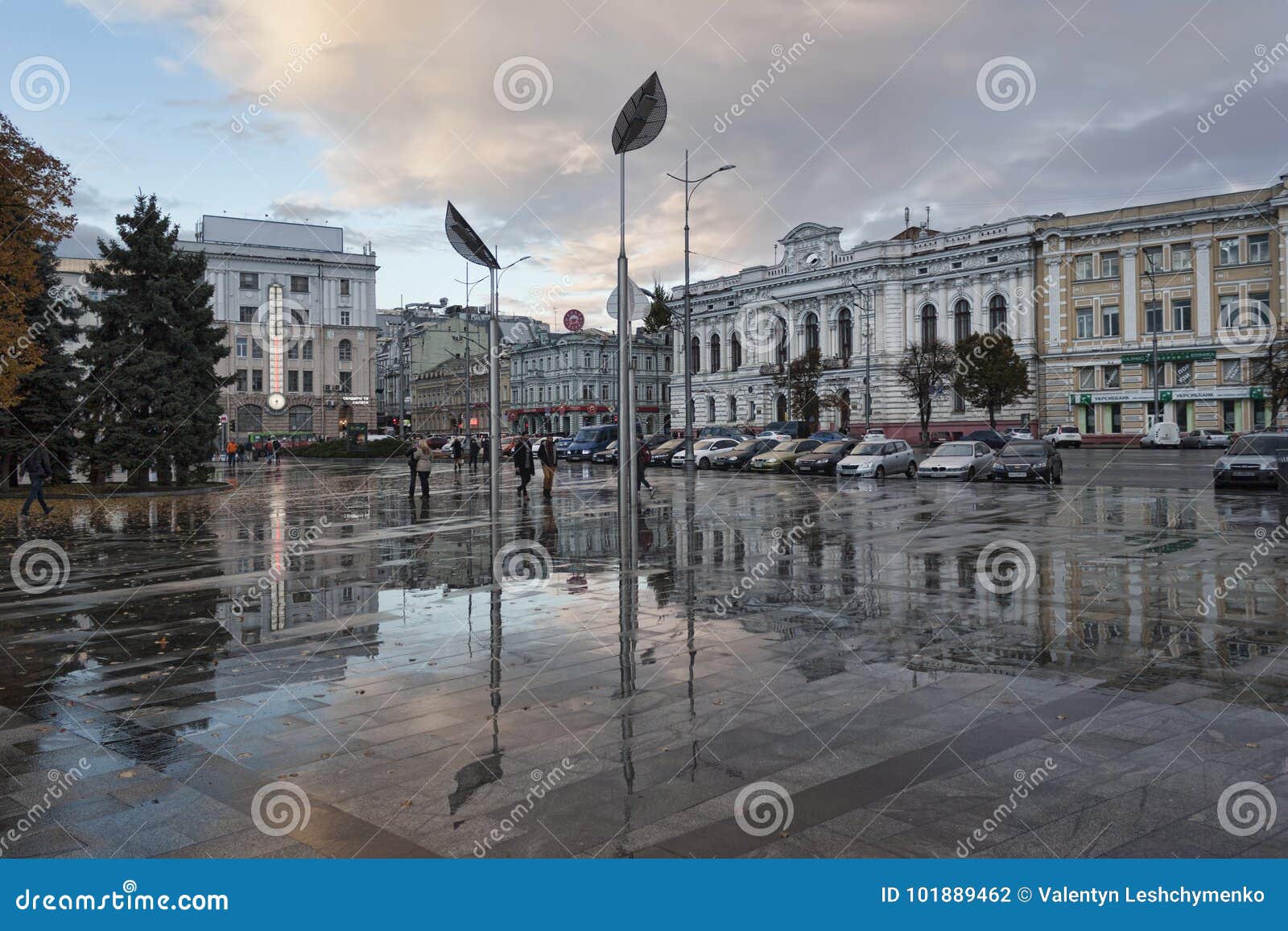 Constitution Square - One of the Oldest Squares in Kharkiv Editorial Photography - Image of ...