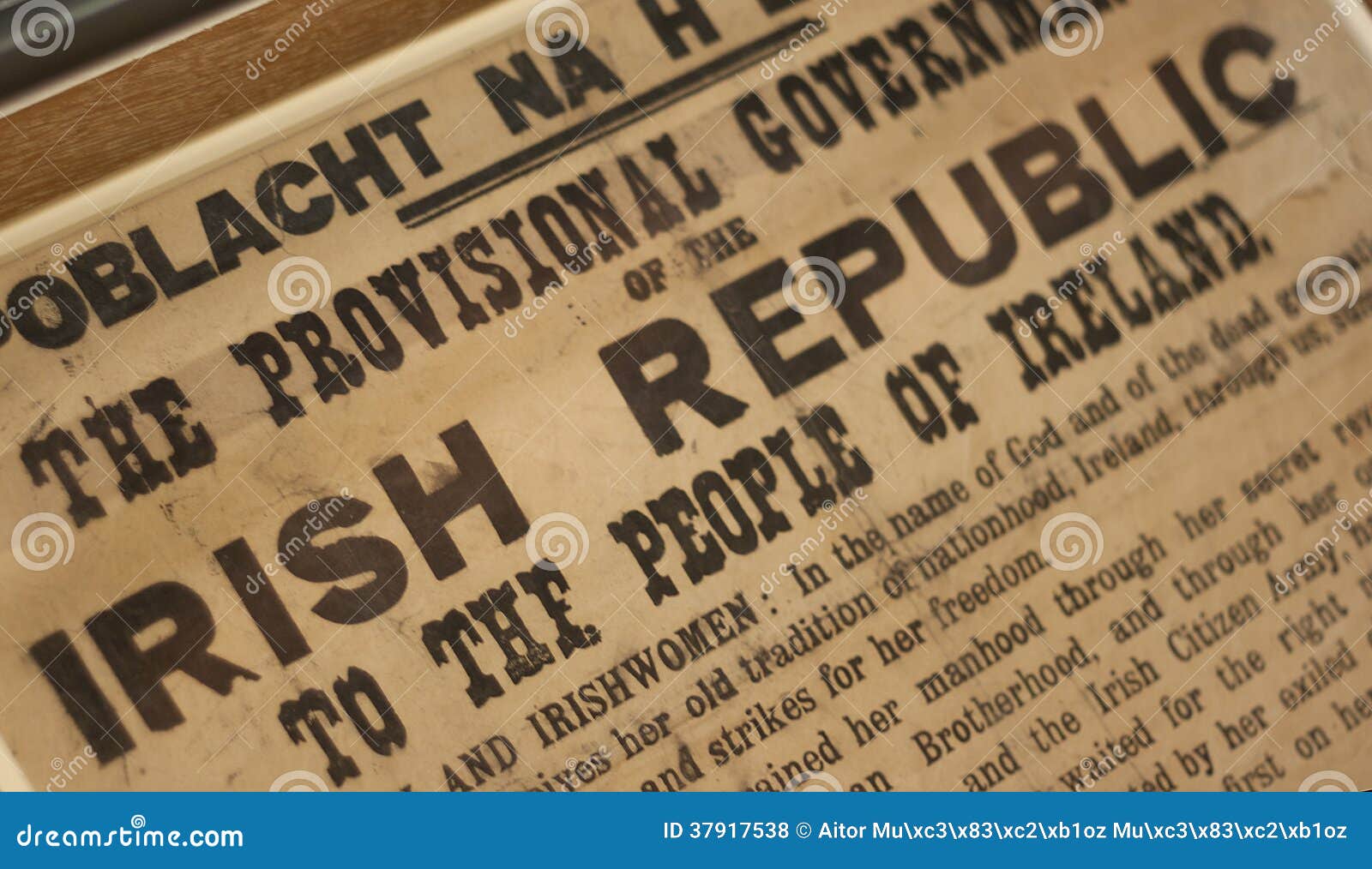 Constitution Statement Of Ireland Royalty Free Stock Photos - Image ...