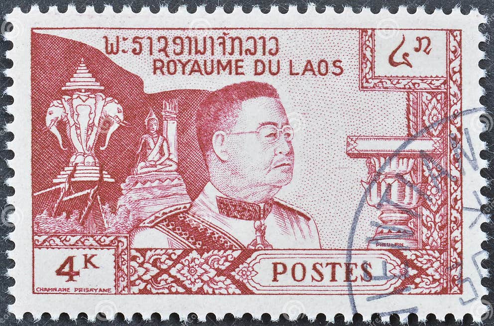 Constitutional Monarchy, Laos Editorial Photography - Image of portrait ...