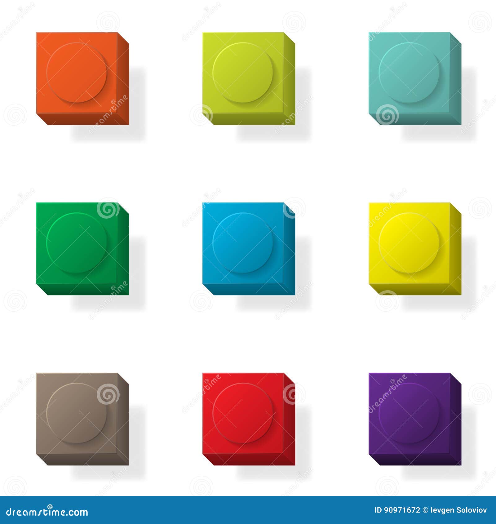 Constraction kit basic 3d stock vector. Illustration of illustrations - 90971672