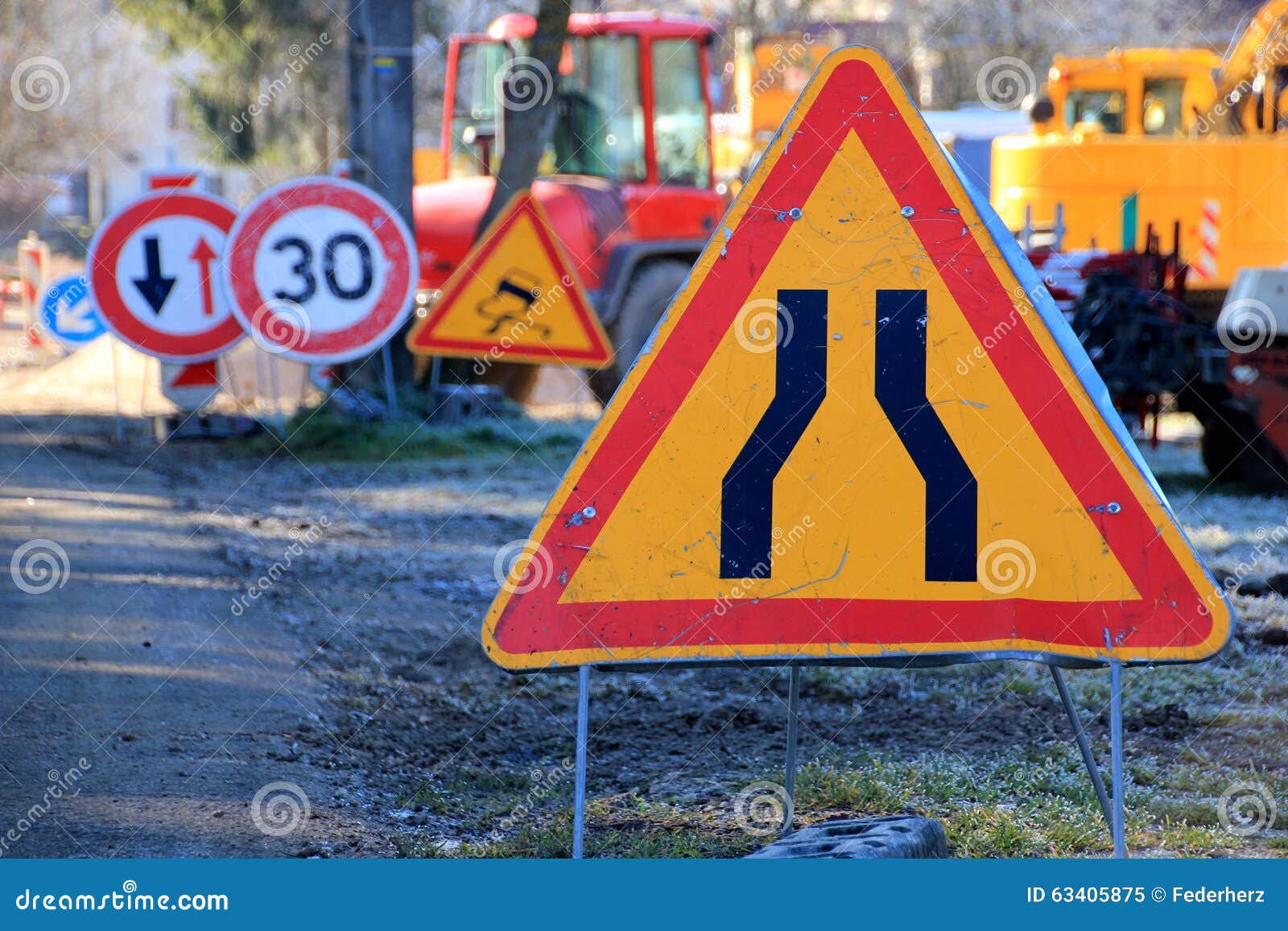 Constraction Site With Stacked Wooden Timber For Trusses For Roof Stock ...