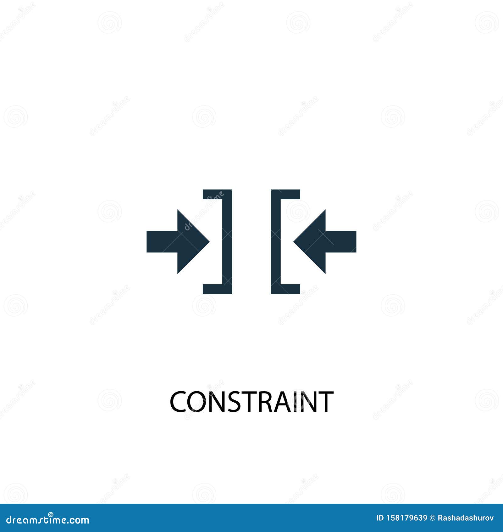Constraint Icon. Simple Element Stock Vector - Illustration of connect ... Constraint Icon. Simple Element Stock Vector - Illustration of connect ...
