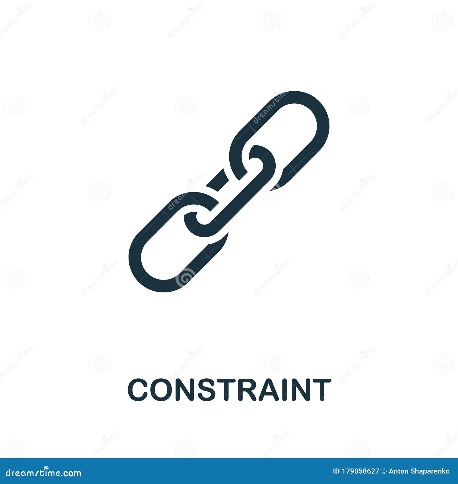 Constraint Icon. Simple Creative Element. Filled Monochrome Constraint ...