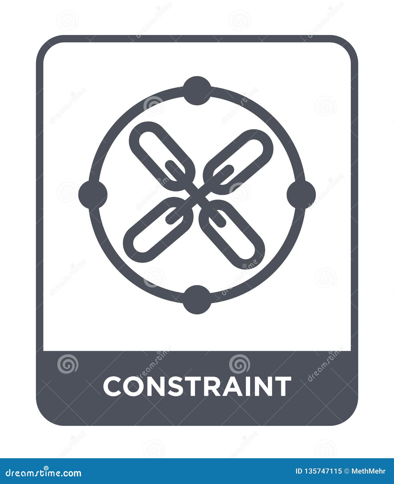 Constraint Icon Vector Isolated On White Background, Logo Concept Of ... Constraint Icon Vector Isolated On White Background, Logo Concept Of ...