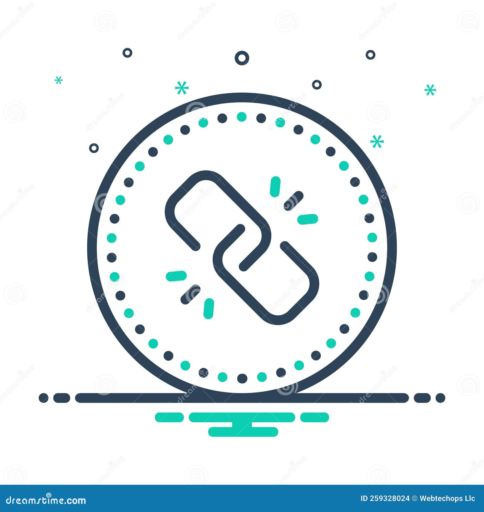 Mix Icon for Constraints, Restriction and Strong Stock Illustration ...