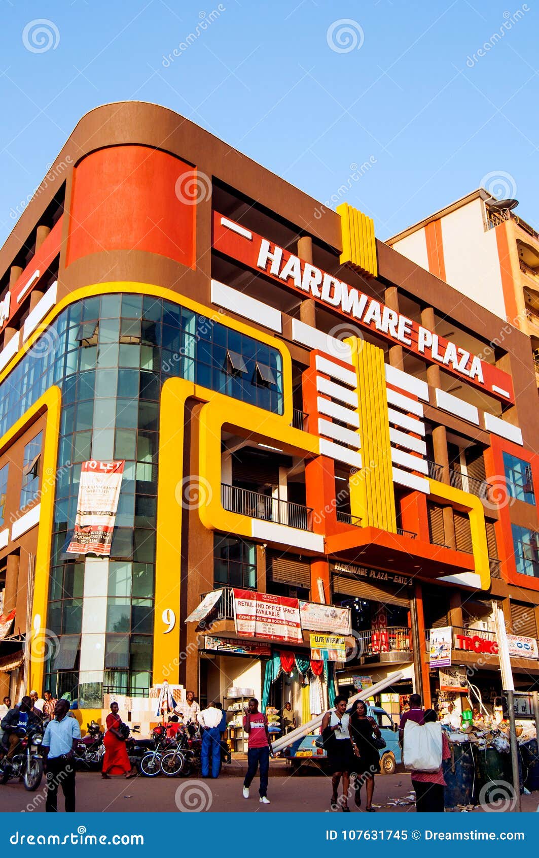 Construção De Plaza Do Hardware, Kampala, Uganda Imagem Editorial ...