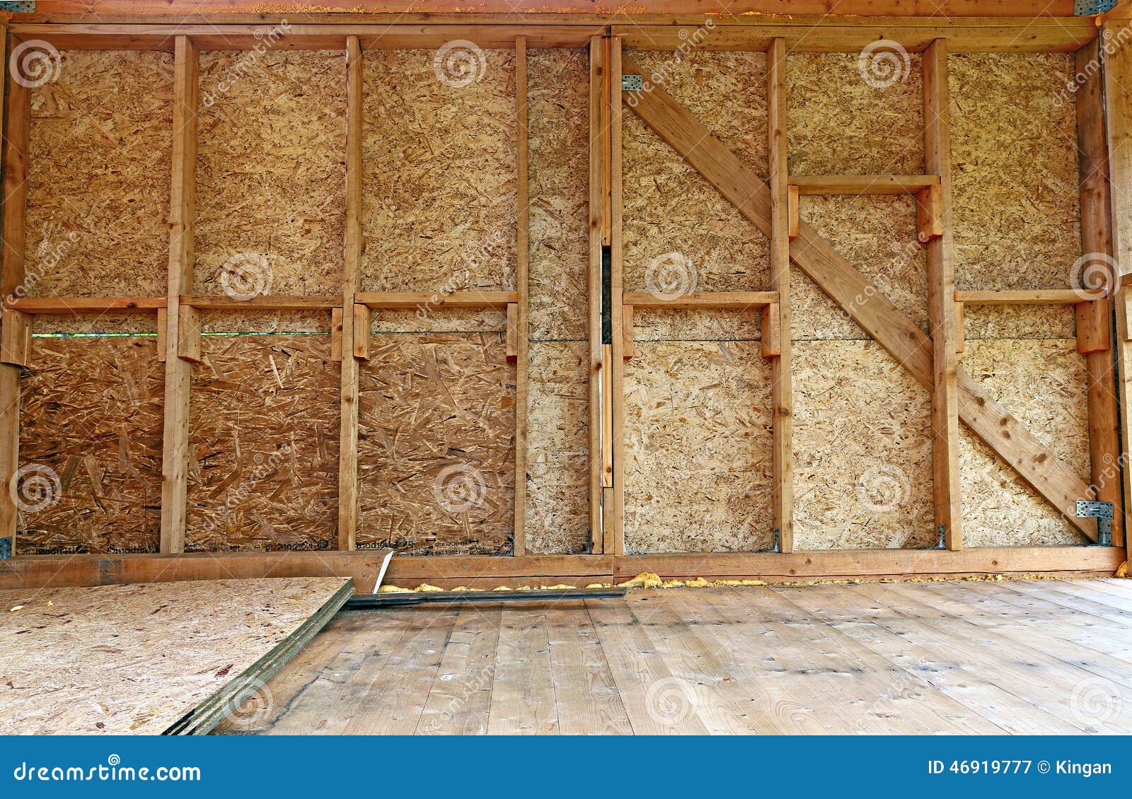 Construcción De Las Paredes De Madera Del Marco Imagen de archivo ...