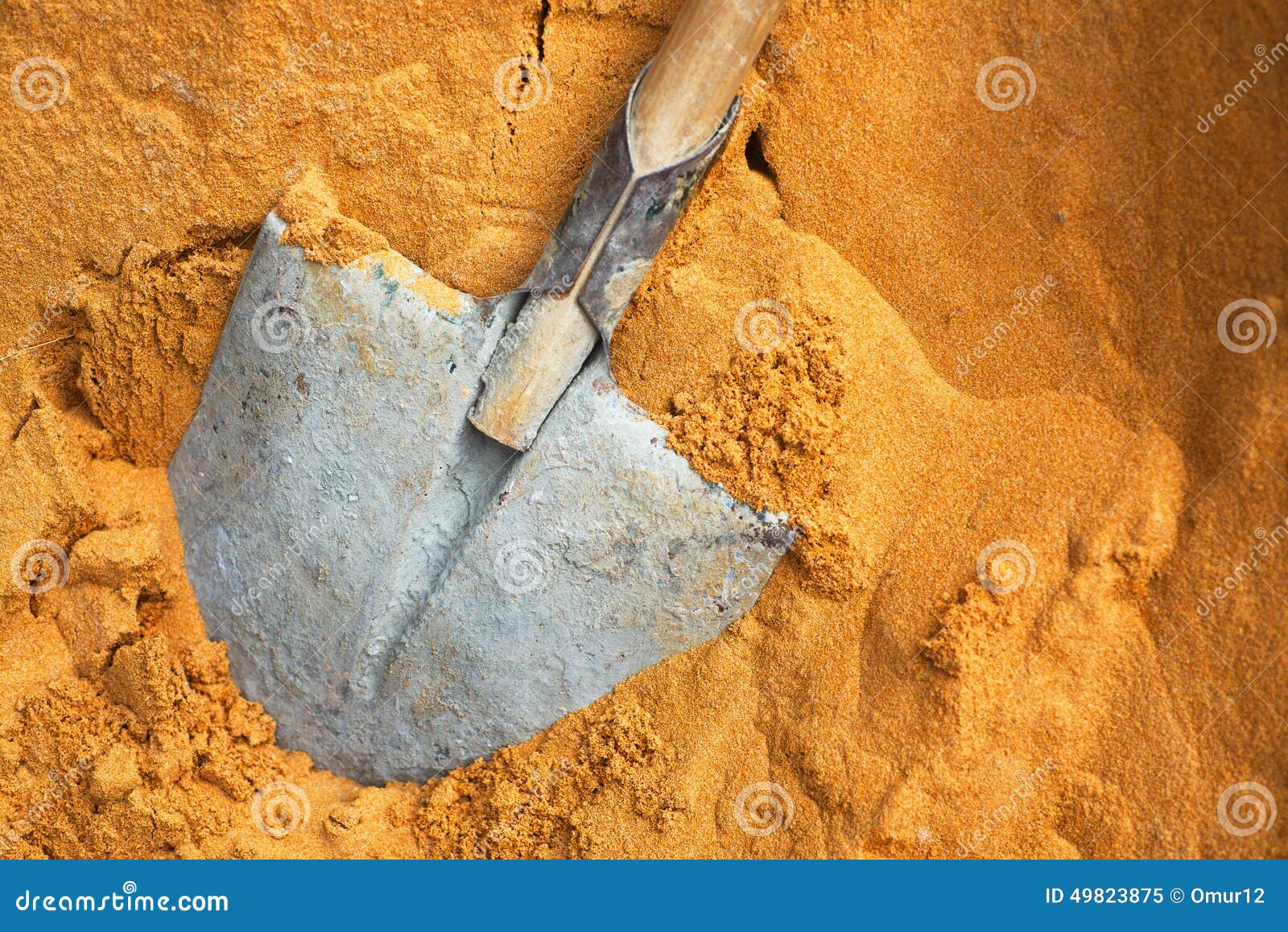 Construcción De Una Pala Y De Una Arena Imagen de archivo - Imagen de ...