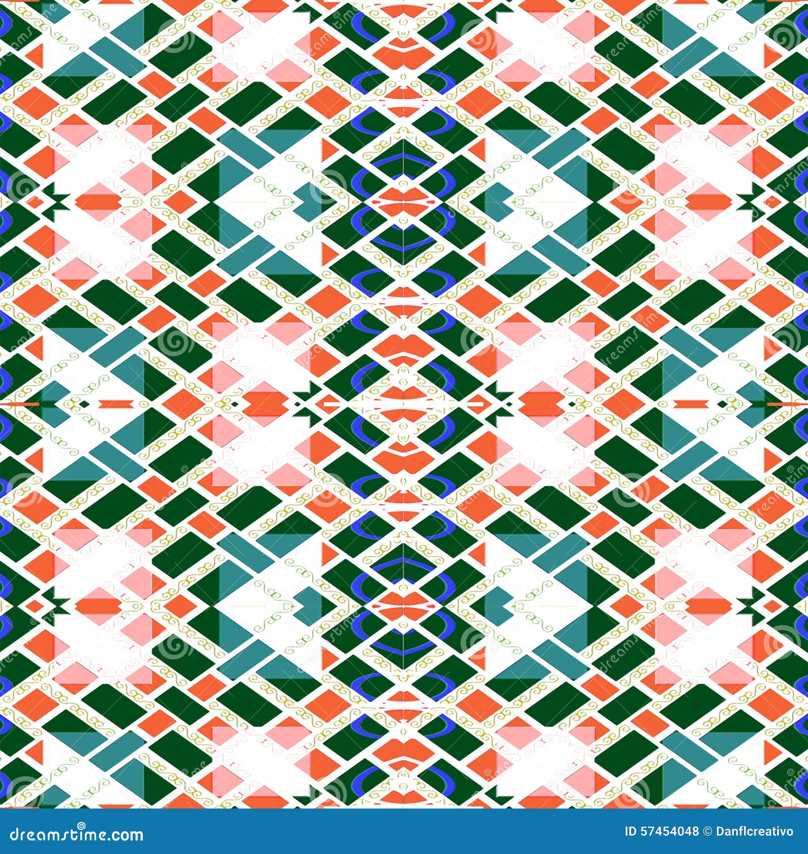 Constructed Modern Geometric Patten Stock Illustration - Illustration ...