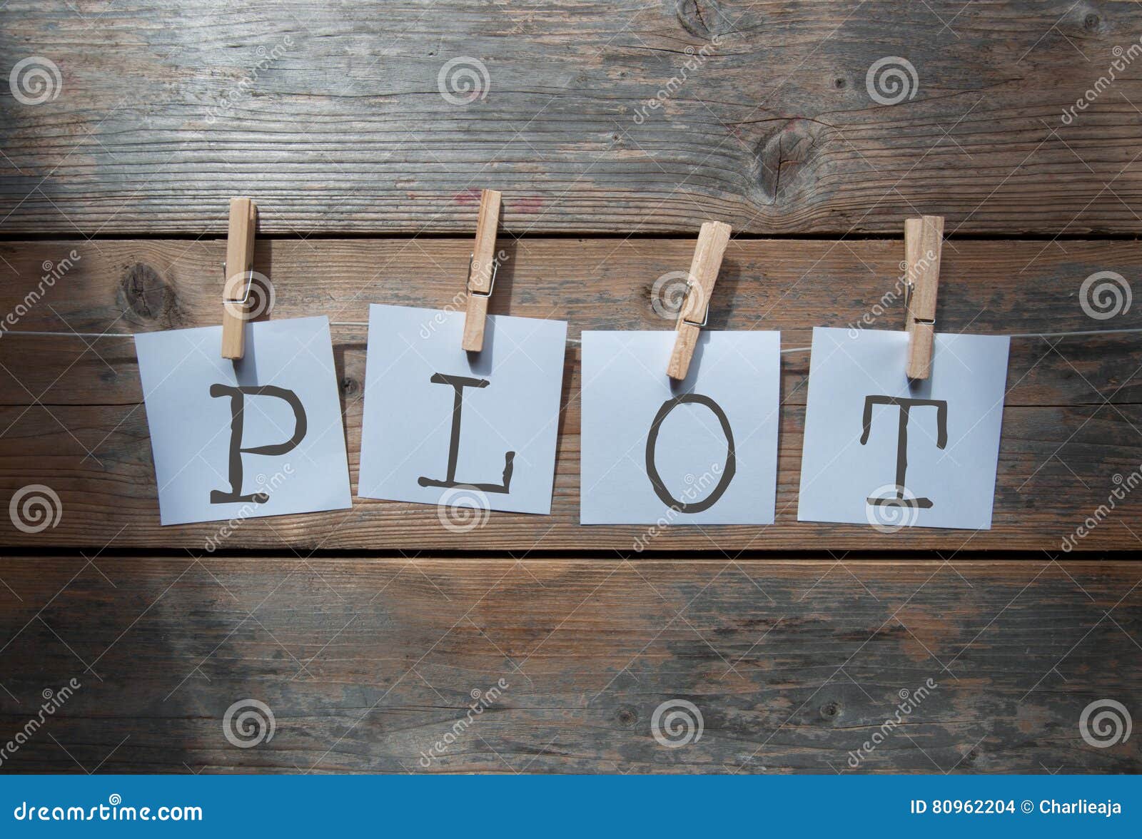 Constructing a Plot or Story Washing Line Concept Stock Photo - Image ...