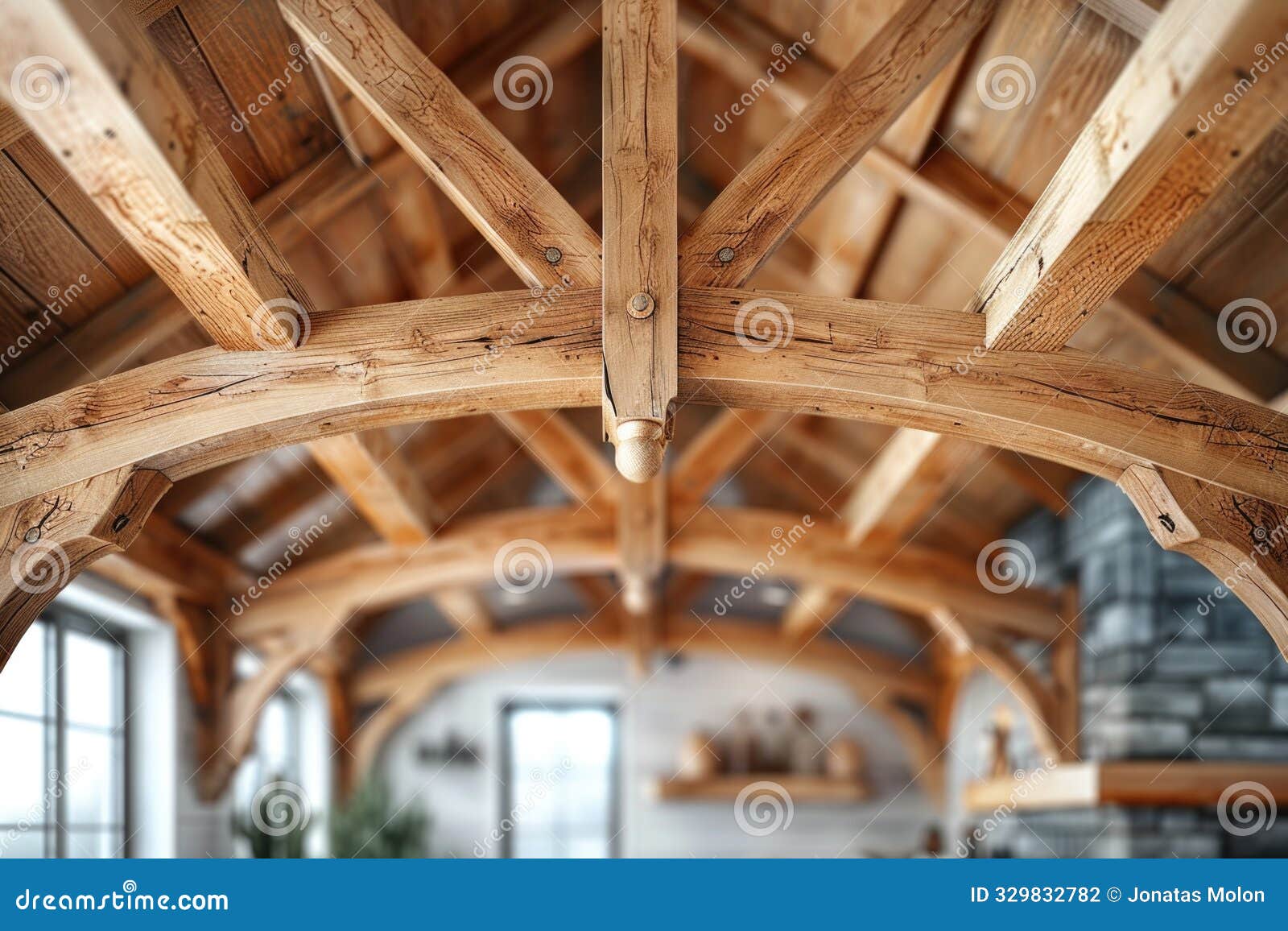 Beams Truss Timber Frame Royalty-Free Cartoon | CartoonDealer.com ...