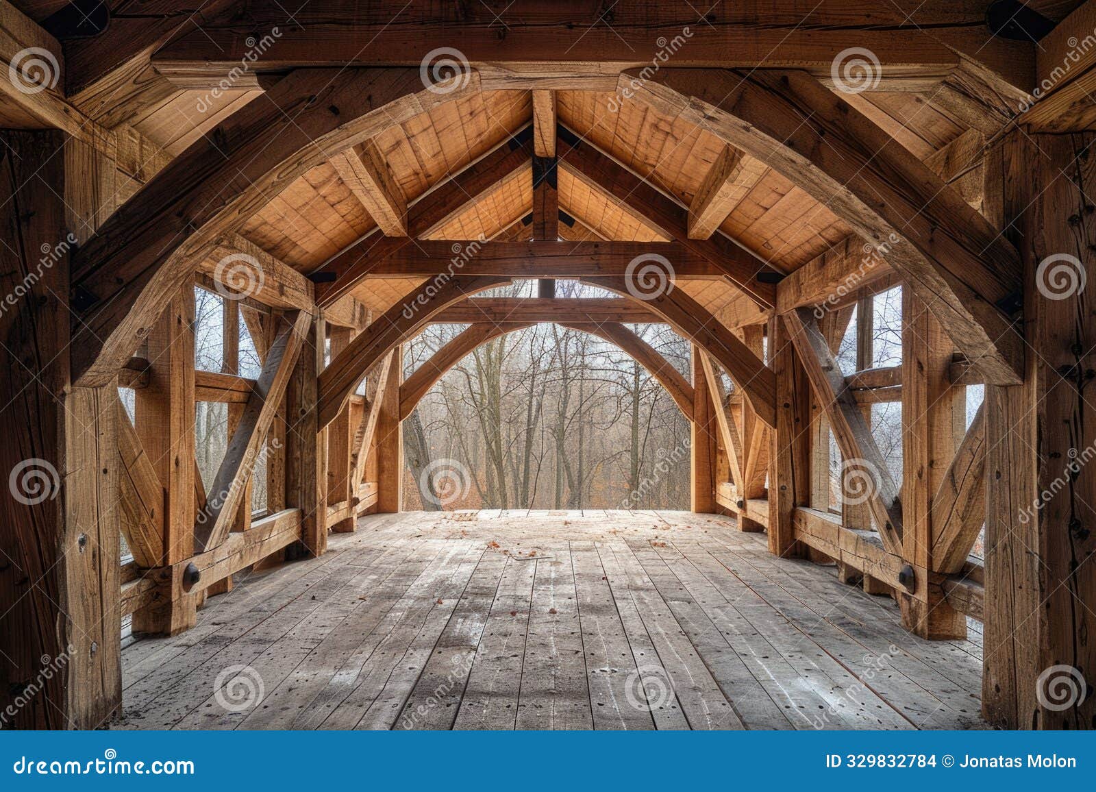 Beams Truss Timber Frame Royalty-Free Cartoon | CartoonDealer.com ...