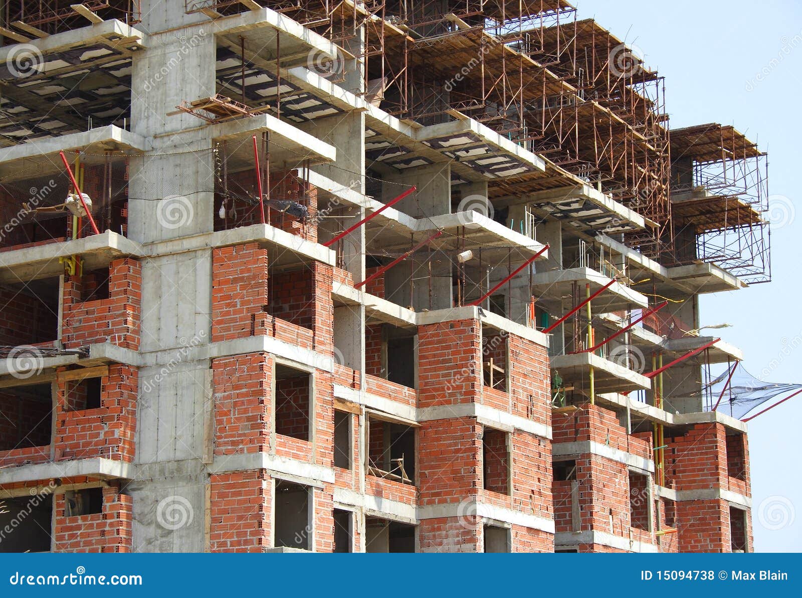 Construction stock photo. Image of commercial, build - 15094738