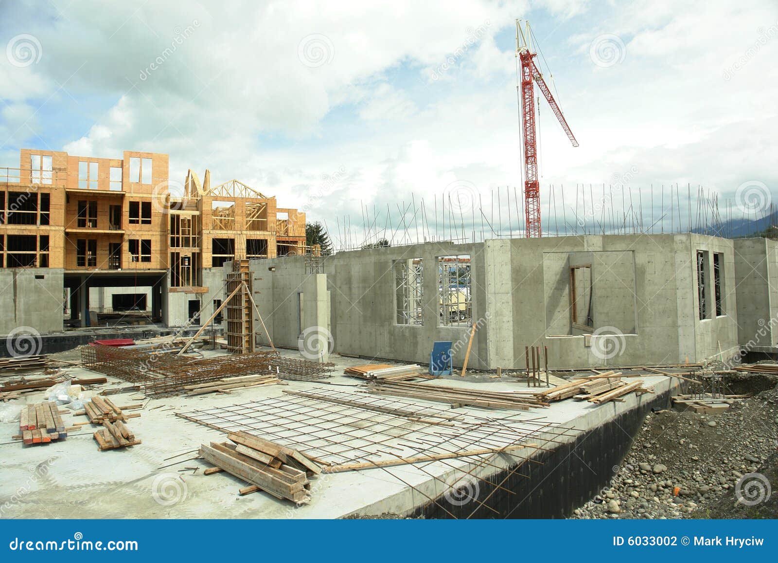 Construction stock photo. Image of concrete, foundation - 6033002
