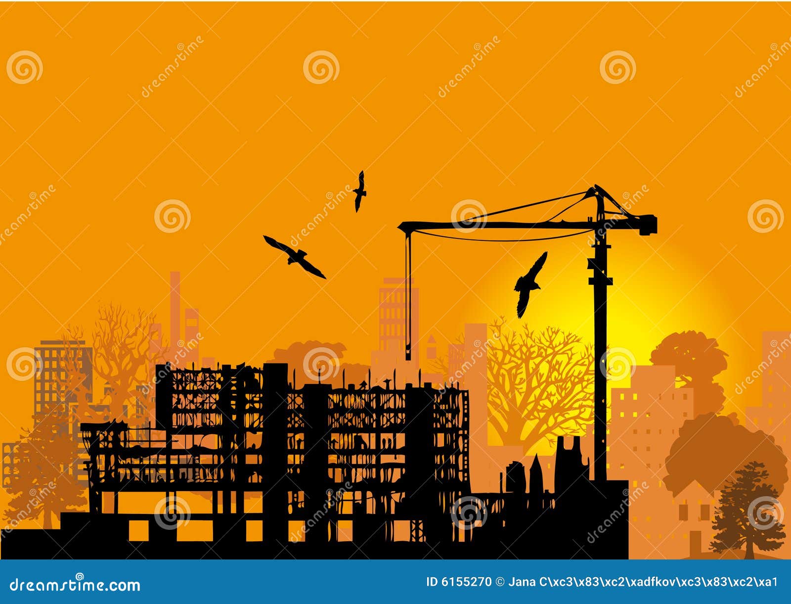 Construction illustration de vecteur. Illustration of wallpaper - 6155270