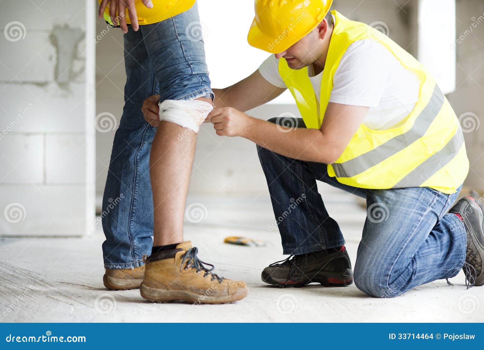 Construction accident stock photo. Image of injury, industrial - 33714464