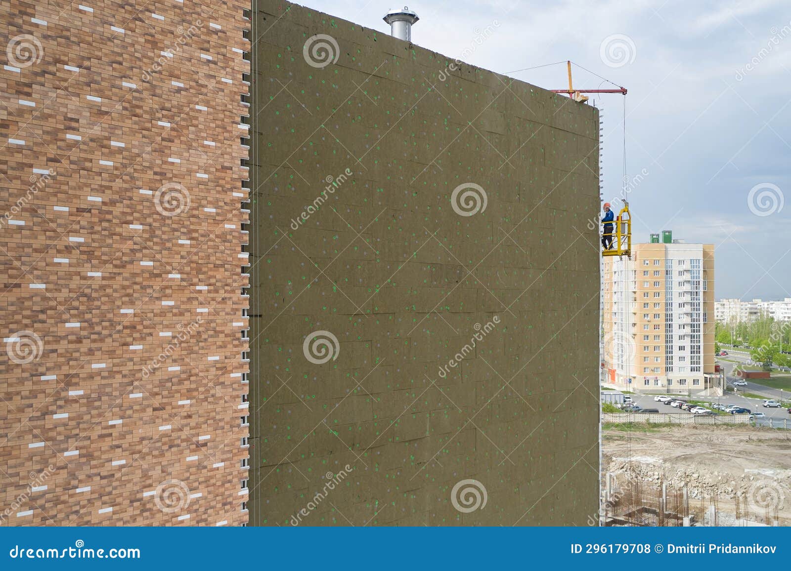 Construction of an Apartment Building with External Wall Insulation ...