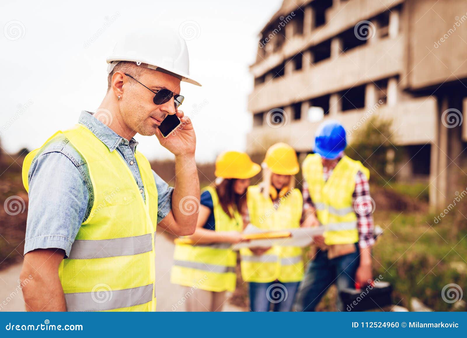 Reconstruction after Disaster Stock Photo - Image of engineering ...