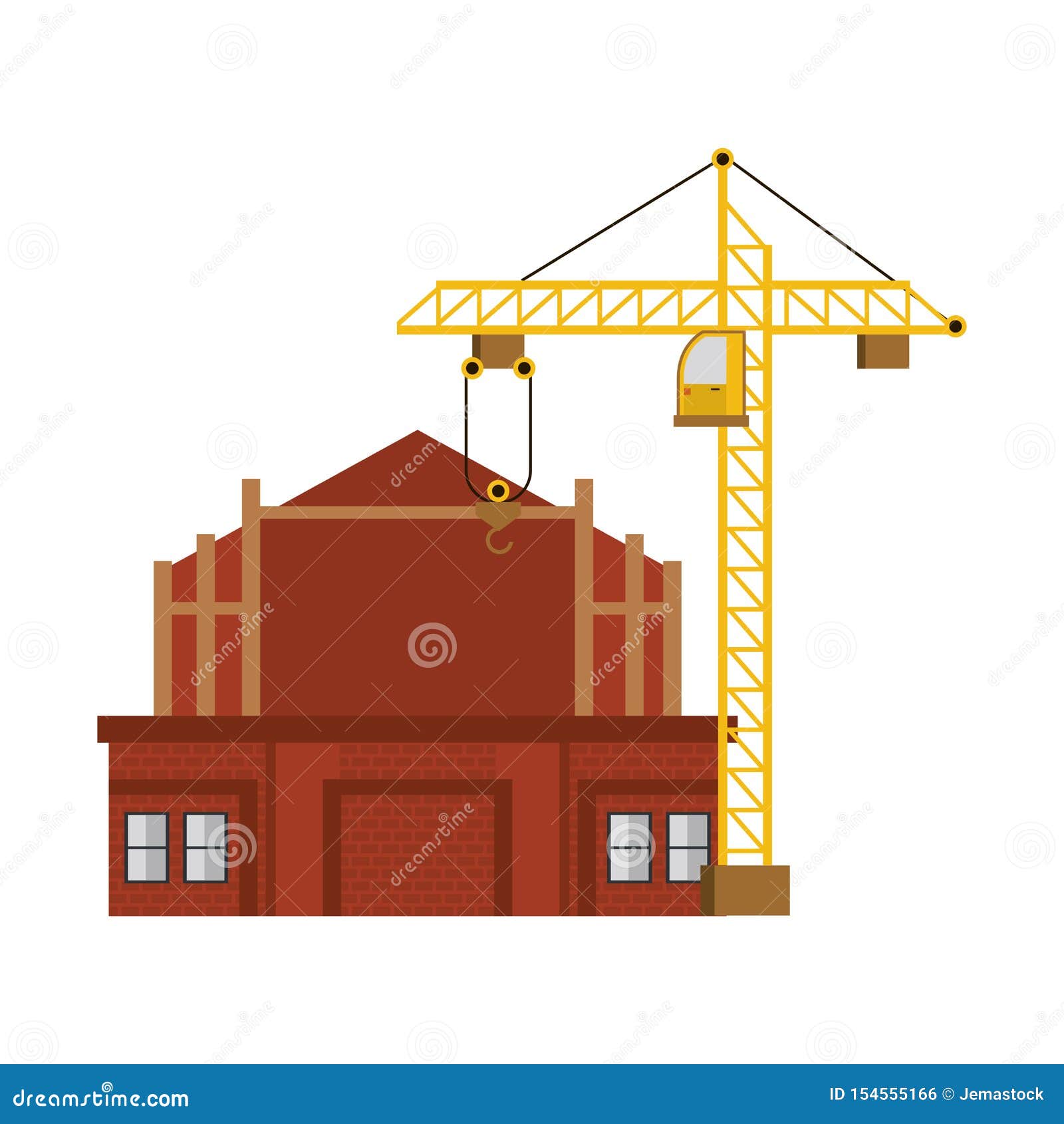 Construction Architectural Engineering Work Cartoon Stock Vector ...