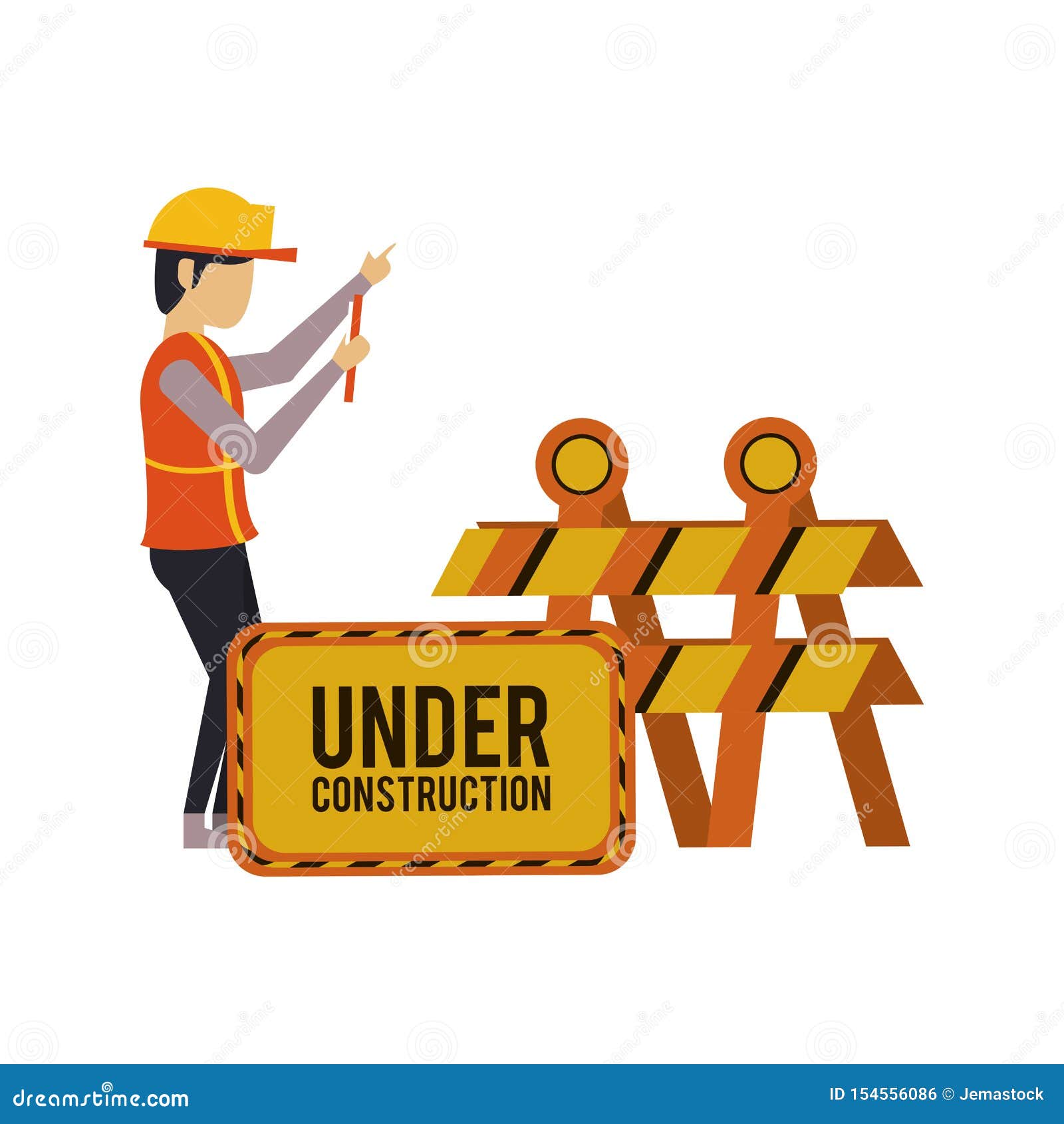Construction Architectural Engineering Work Cartoon Stock Vector ...