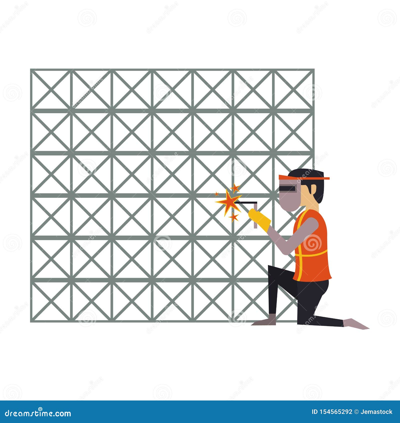 Construction Architectural Engineering Work Cartoon Stock Vector ...