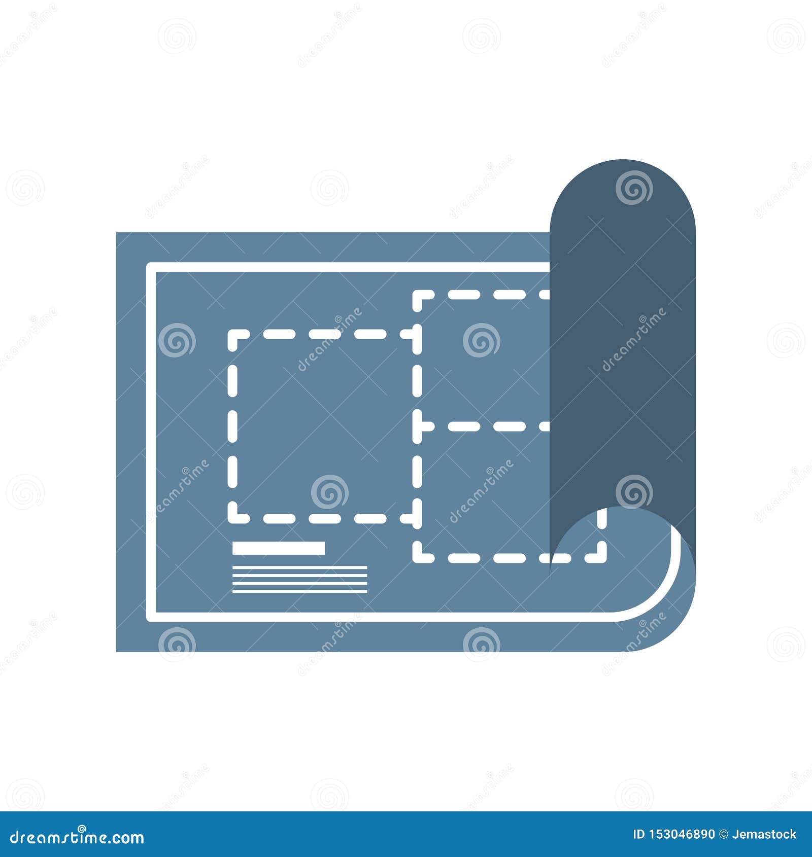 Construction Architectural Project Plan Cartoon Stock Vector ...