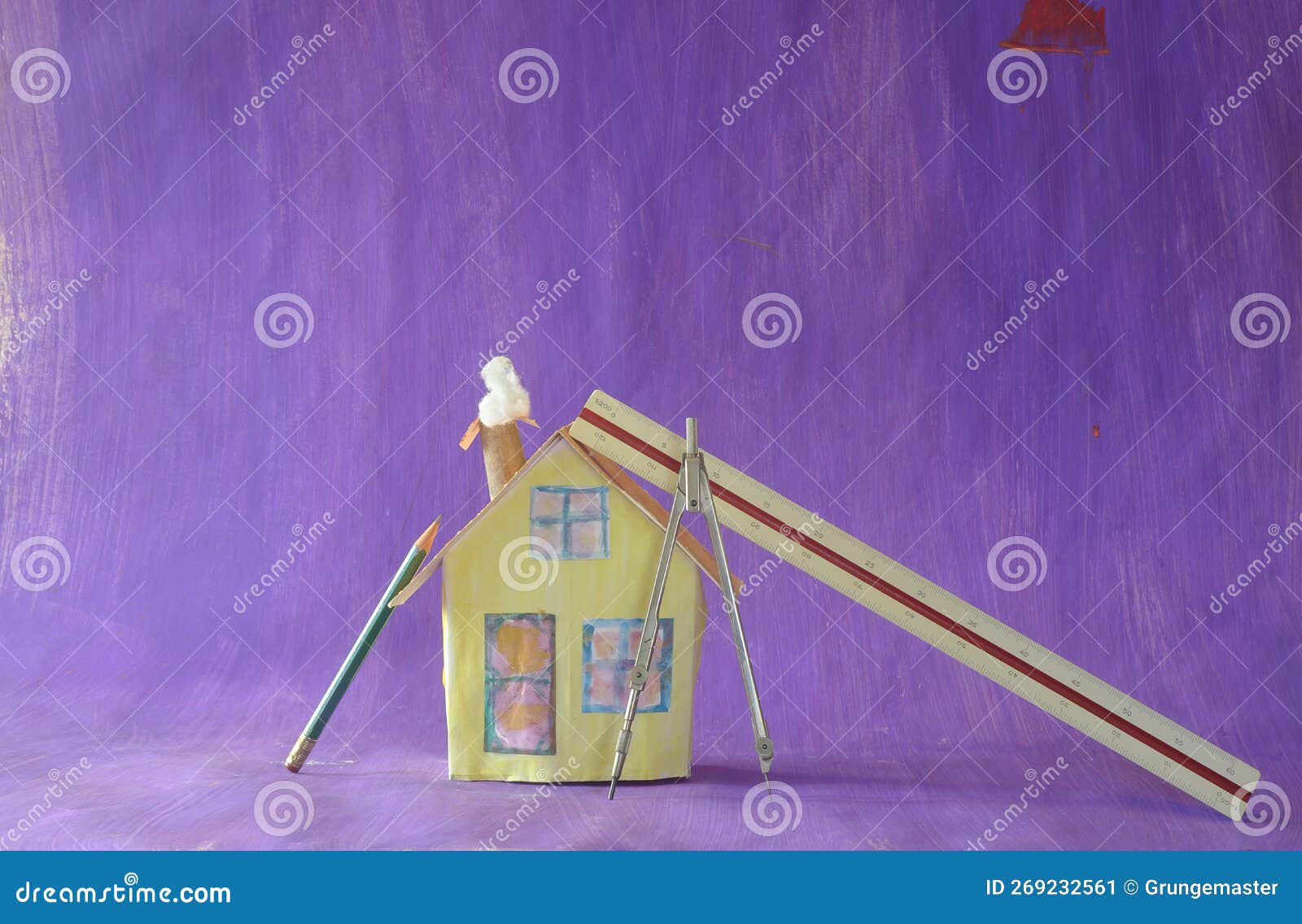 Construction and Architecture Concept.Residential Building As Cute ...