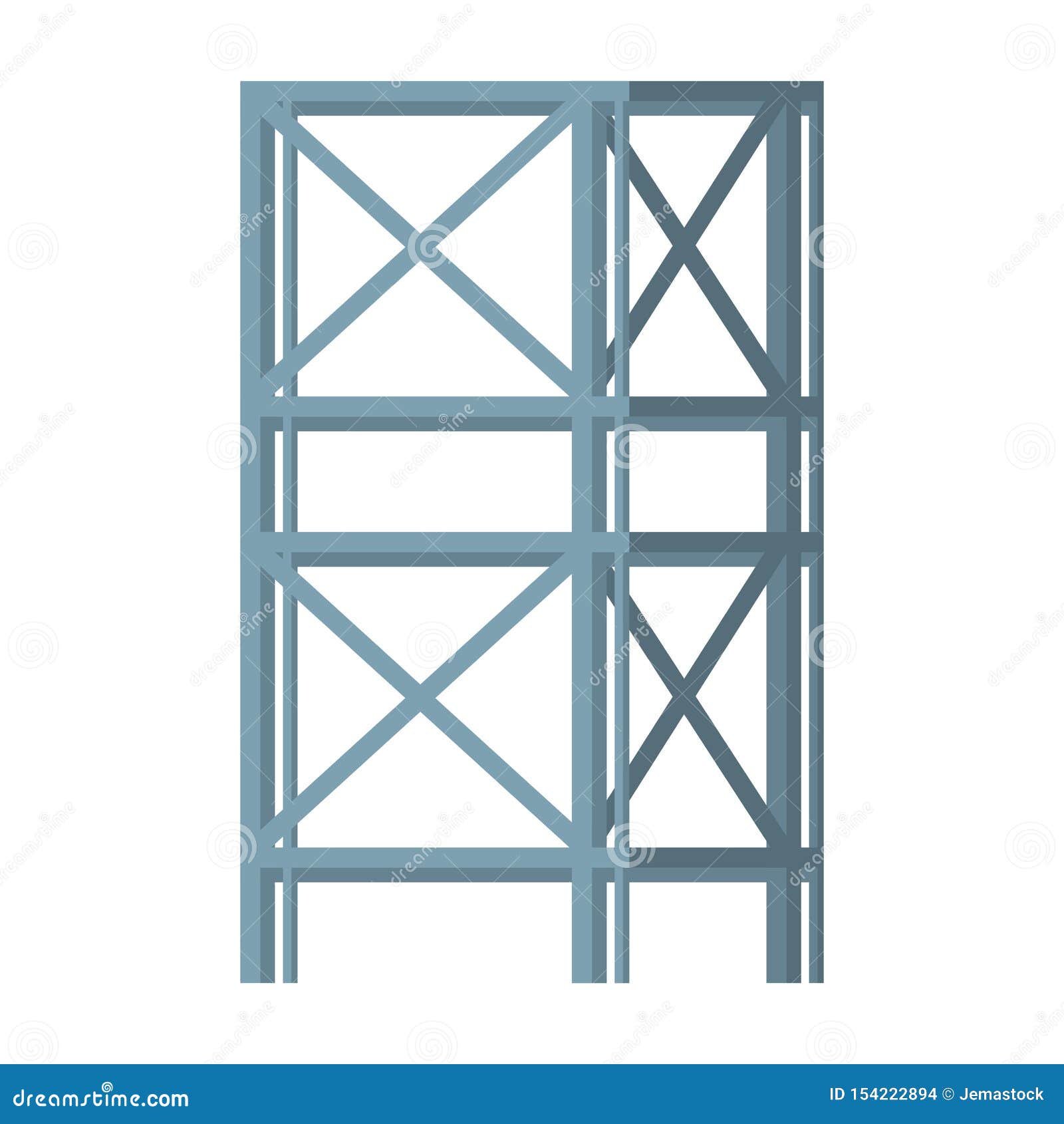 Cartoon Man With Scaffold Stock Photo | CartoonDealer.com #31098798