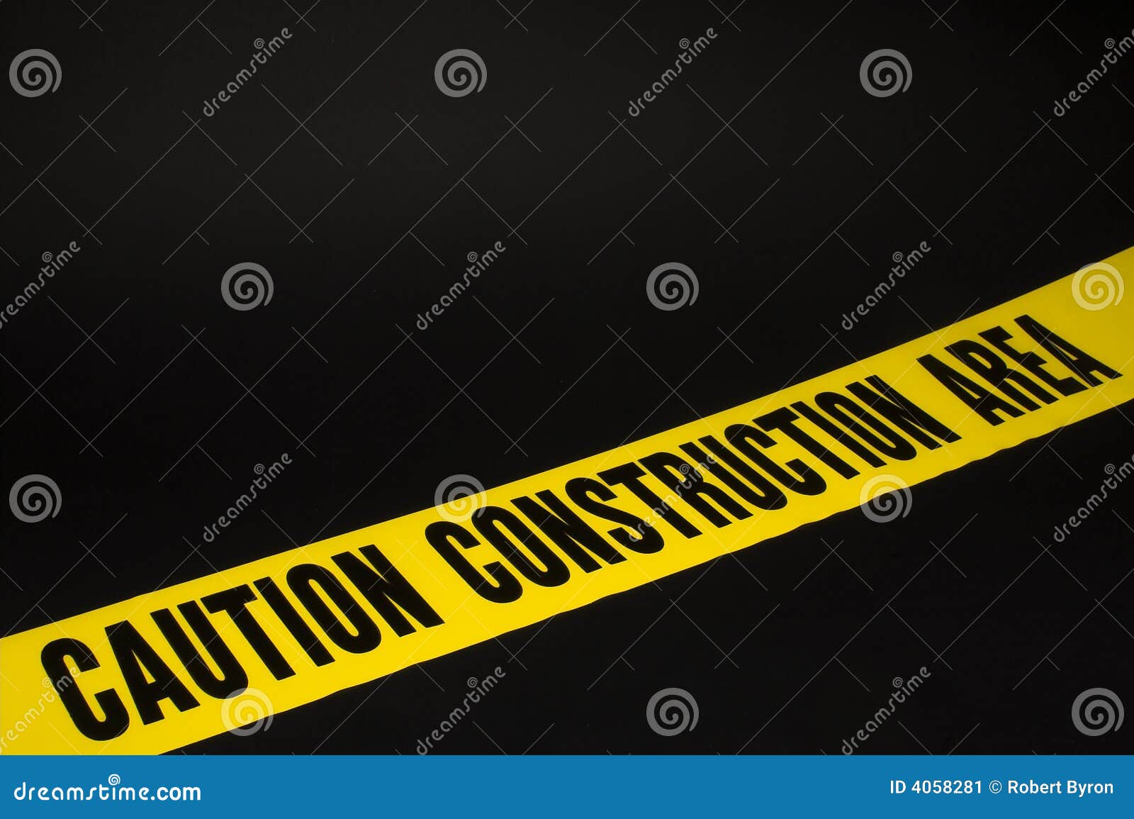 Construction Area Tape Cordoning Off Area Royalty-Free Stock Photo ...