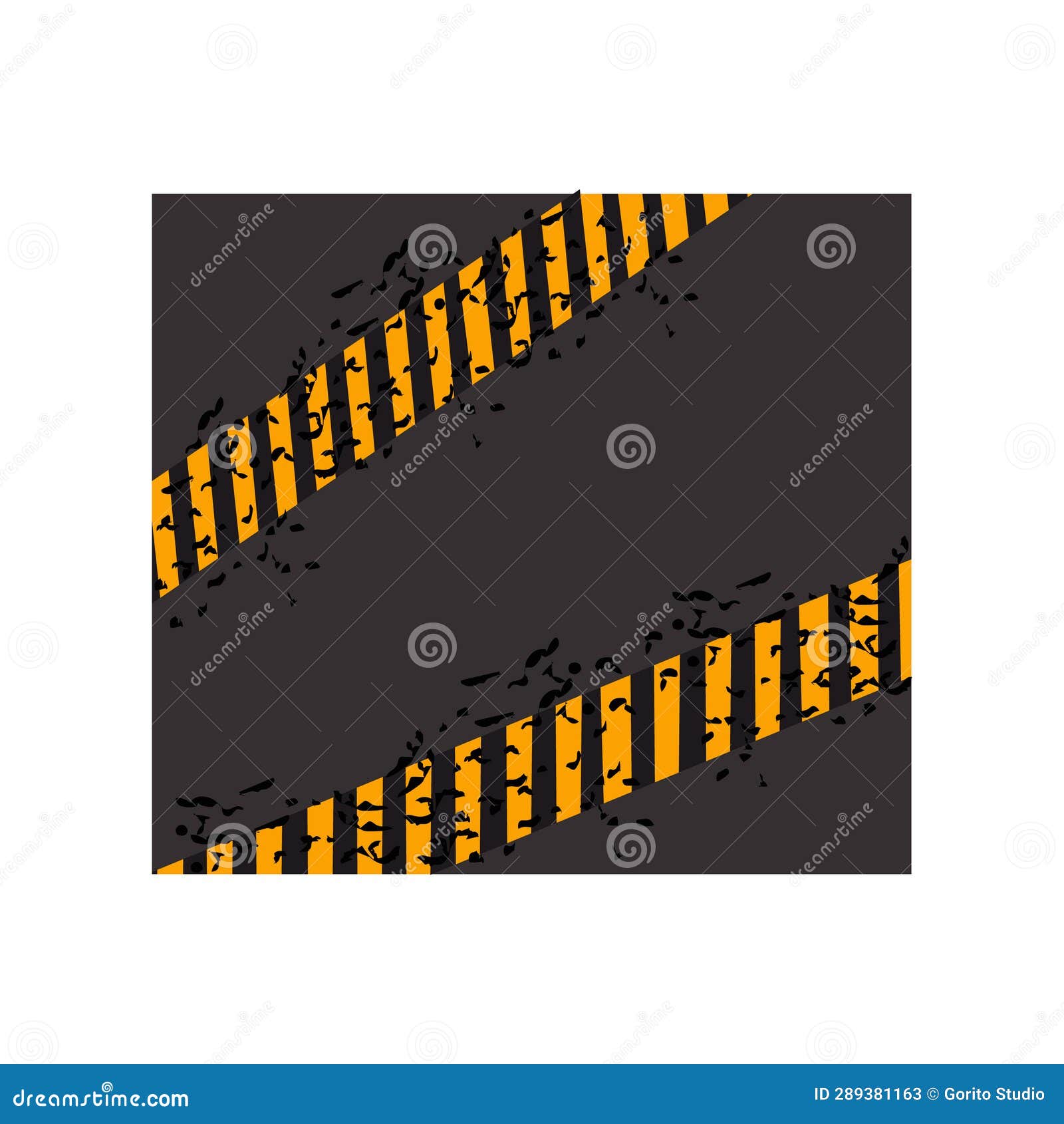 Construction Area Caution Industrial Warning Alert Yellow and Dark Tape ...
