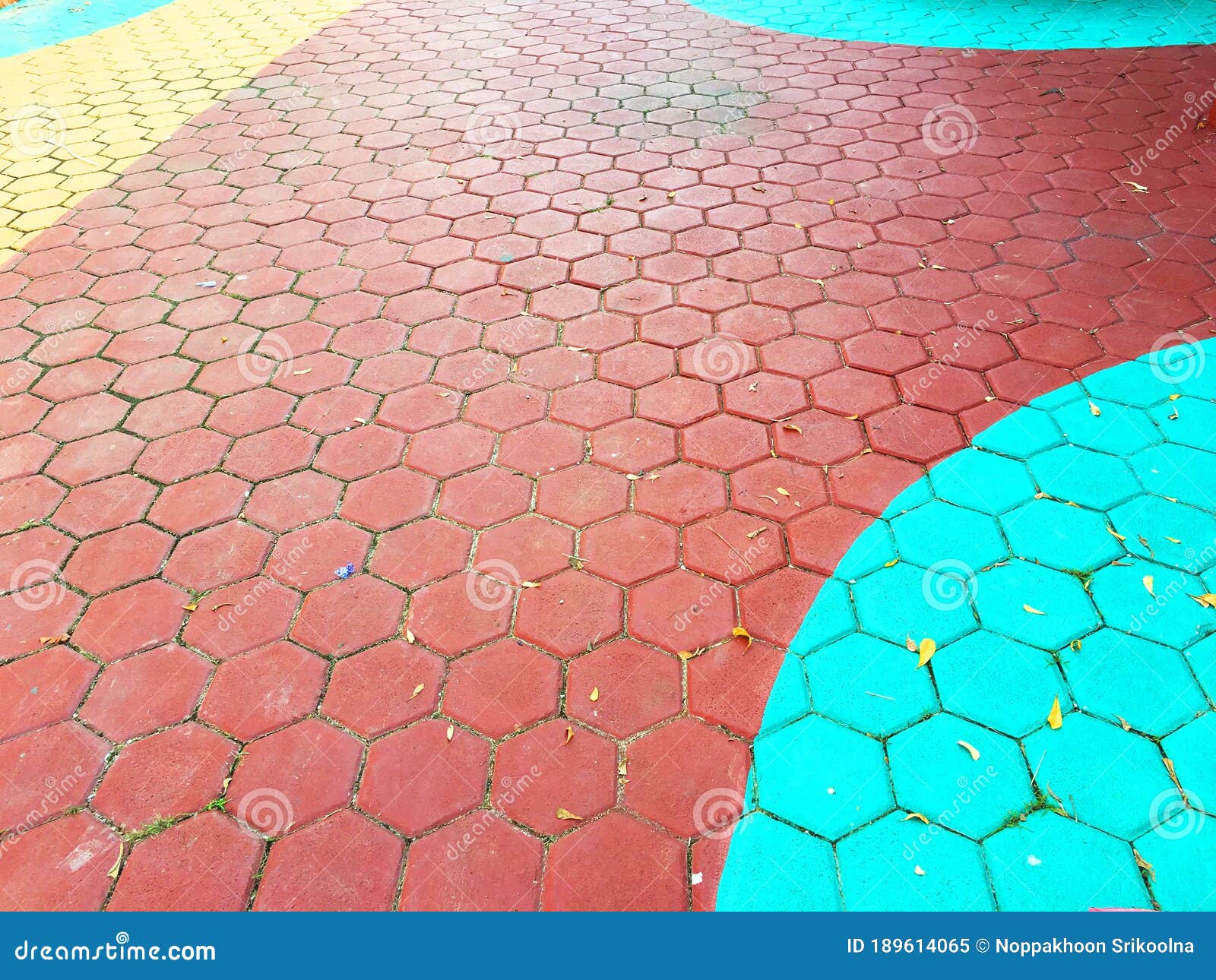 Hexagonal Brick Flooring Background Texture Royalty-Free Stock Image ...