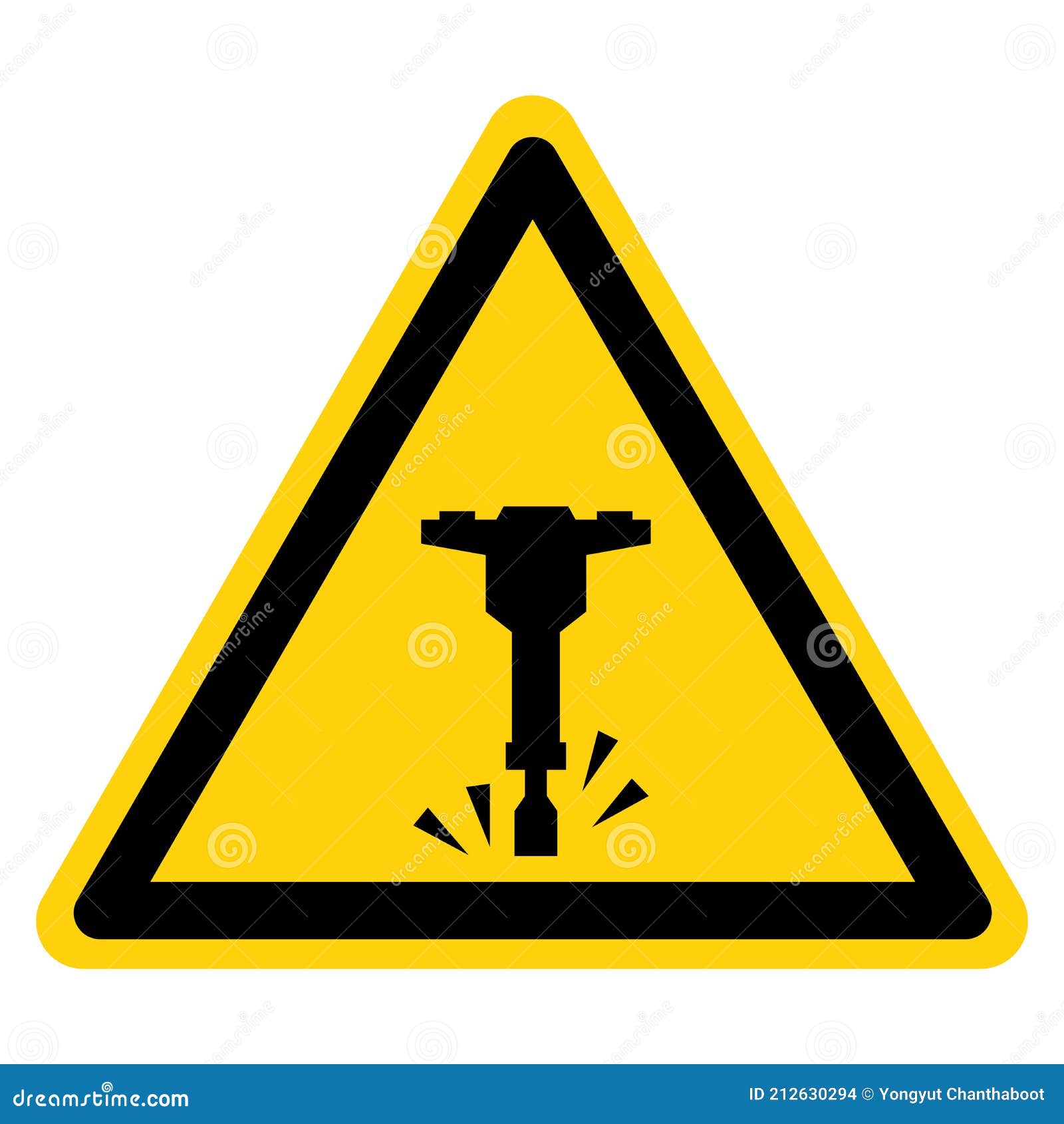 Construction Area Symbol Sign ,Vector Illustration, Isolate on White ...