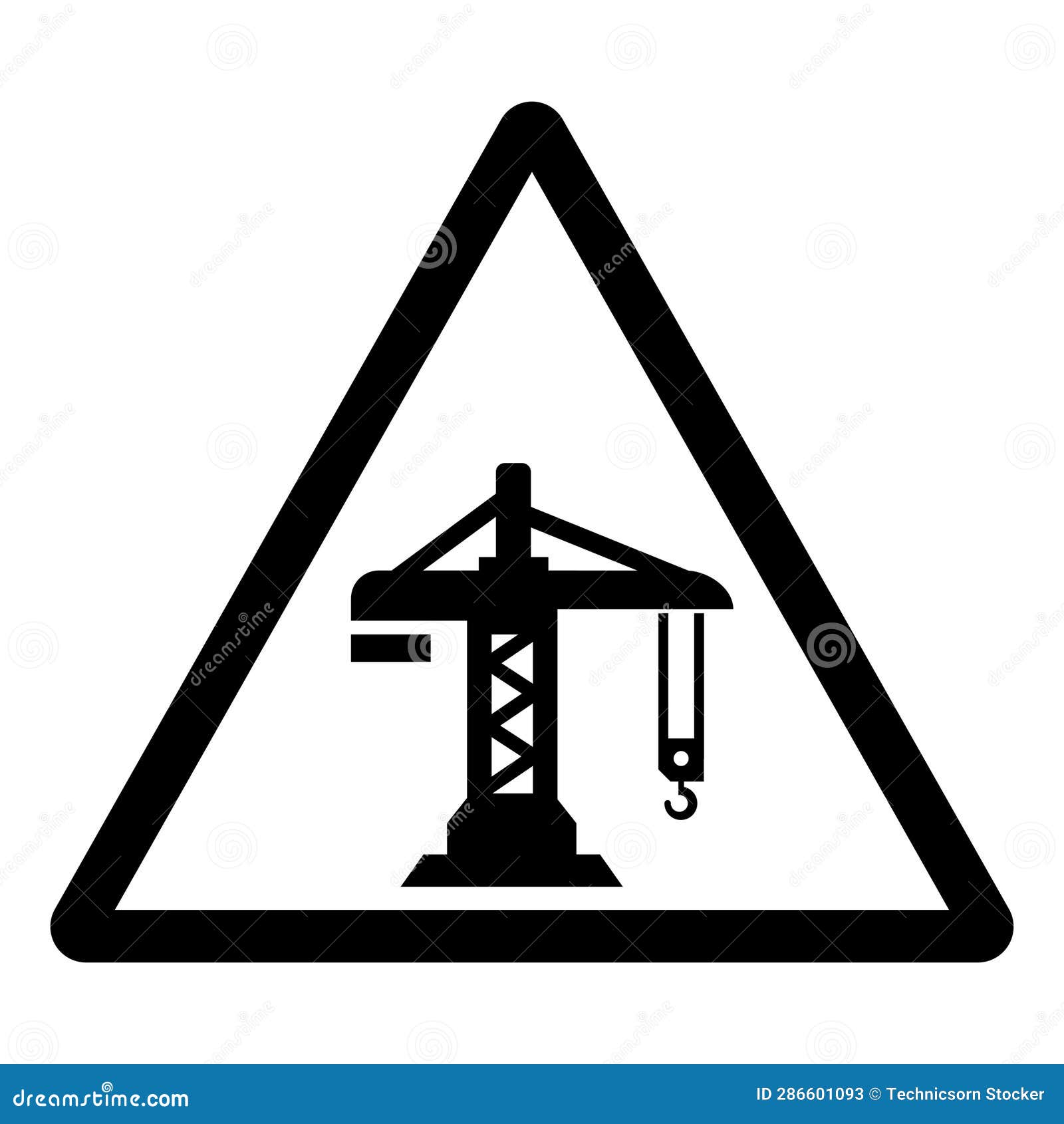 Construction Area Symbol Sign, Vector Illustration, Isolate on White ...