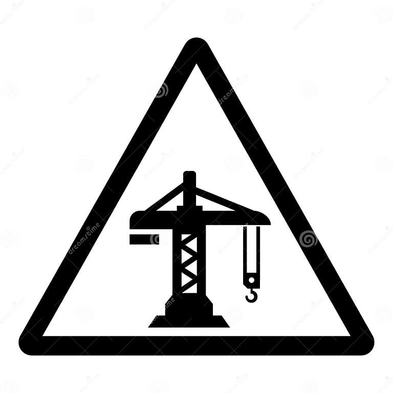 Construction Area Symbol Sign, Vector Illustration, Isolate on White ...