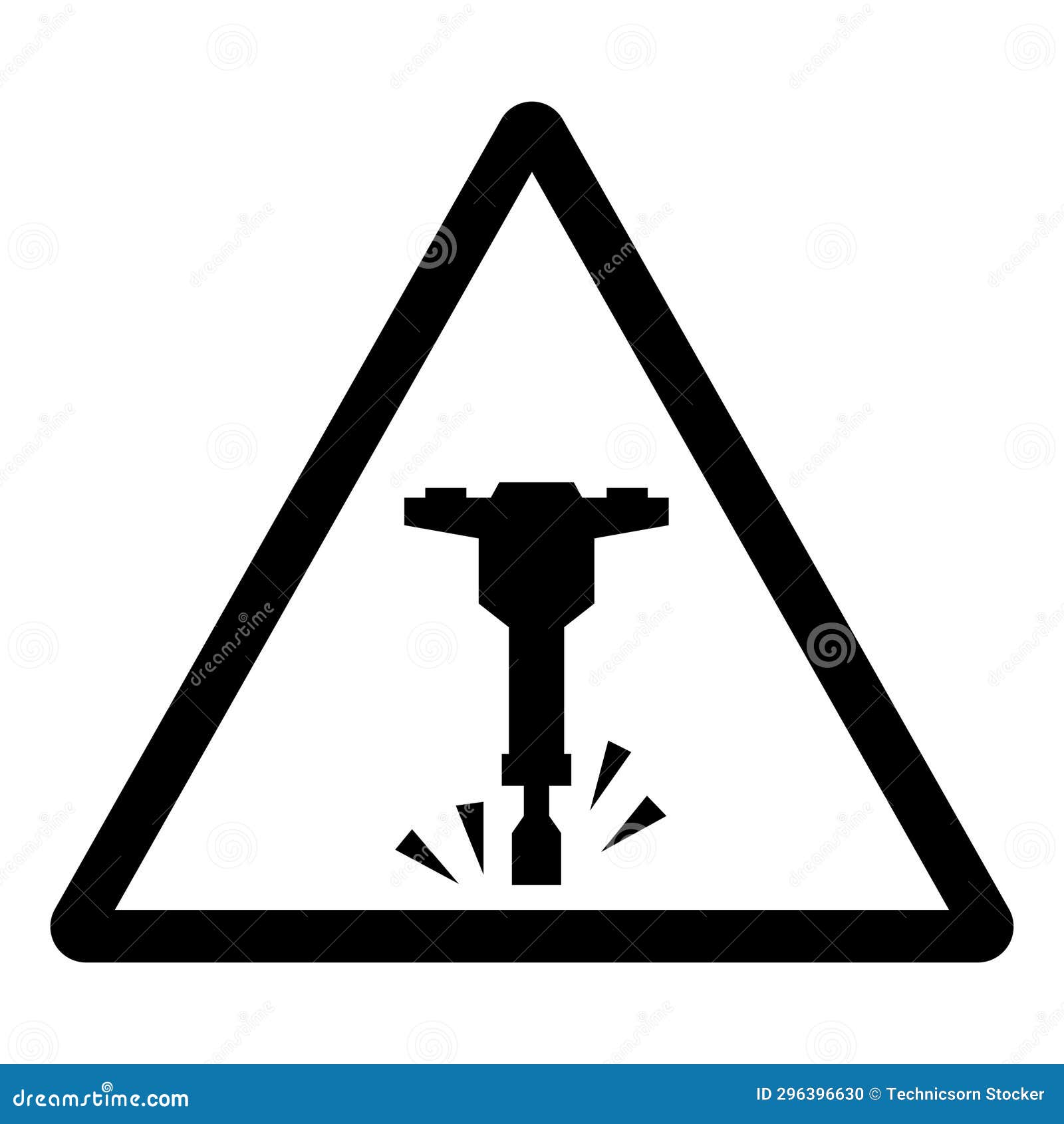 Construction Area Symbol Sign ,Vector Illustration, Isolate on White ...