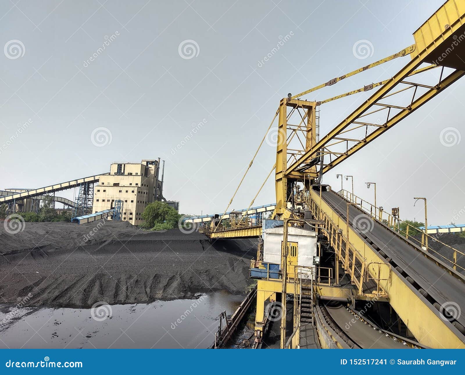 Construction Area Used in Industries Stock Image - Image of distributed ...
