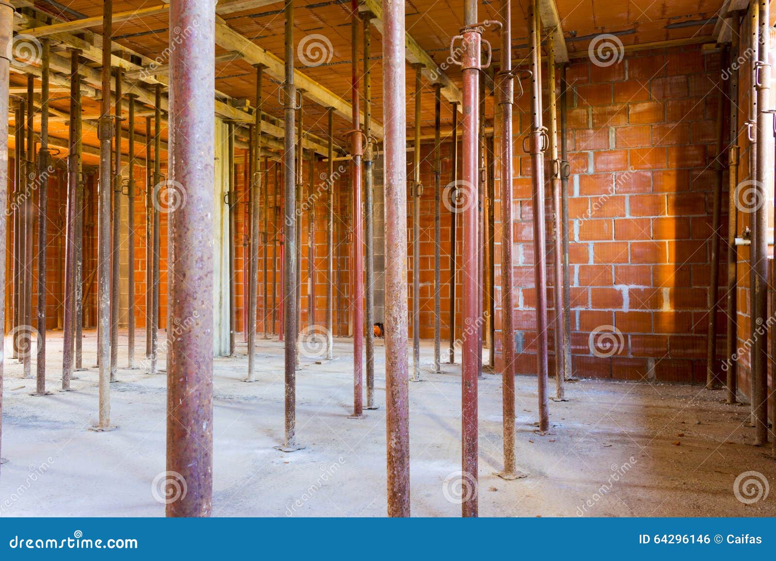 Construction of Artifact in Brick and Cement Stock Photo - Image of ...
