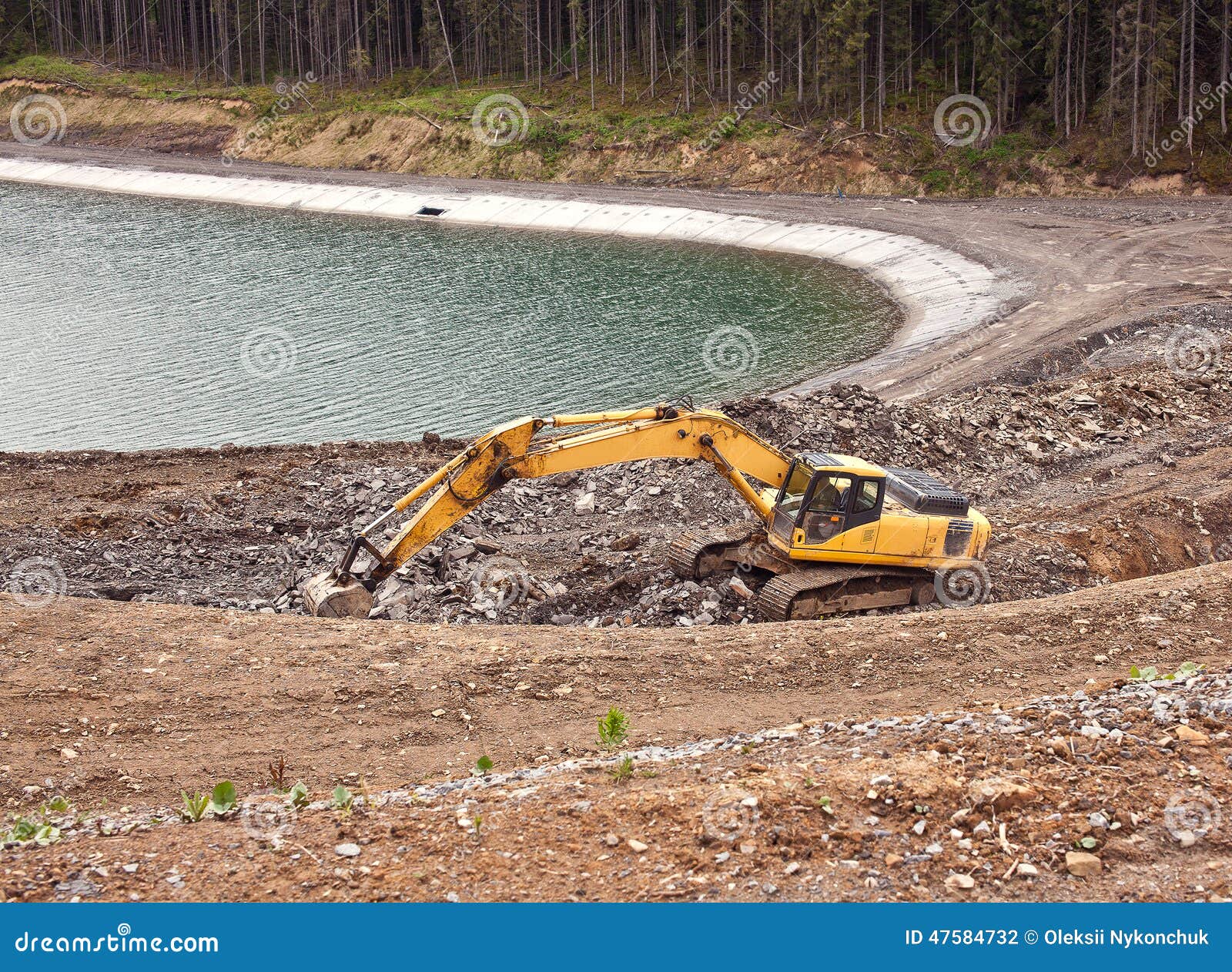 Artificial Lake Construction