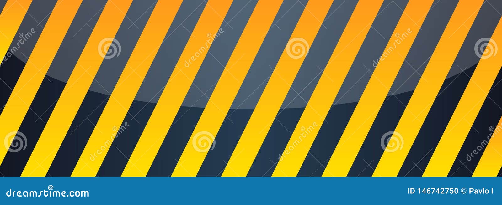 Construction Background, Warning Yellow Sign Stop - Vector Stock Vector ...