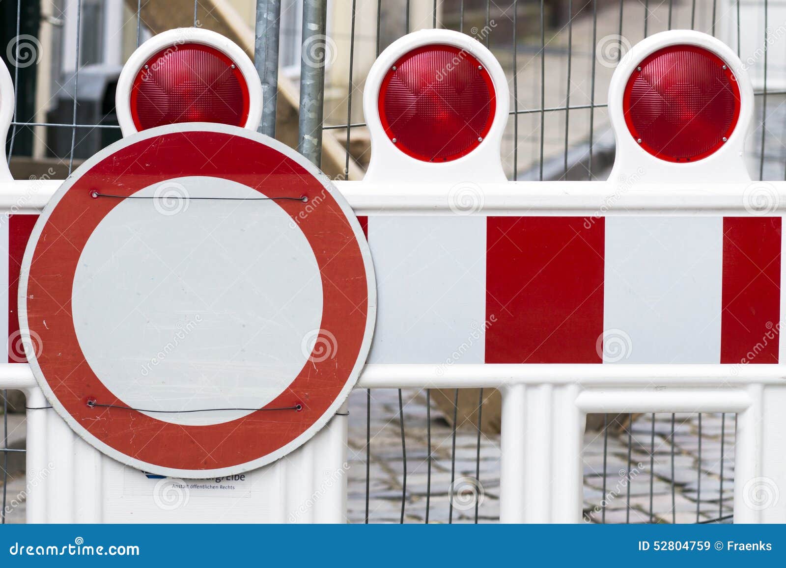 Construction Barrier stock image. Image of shut, prohibition - 52804759