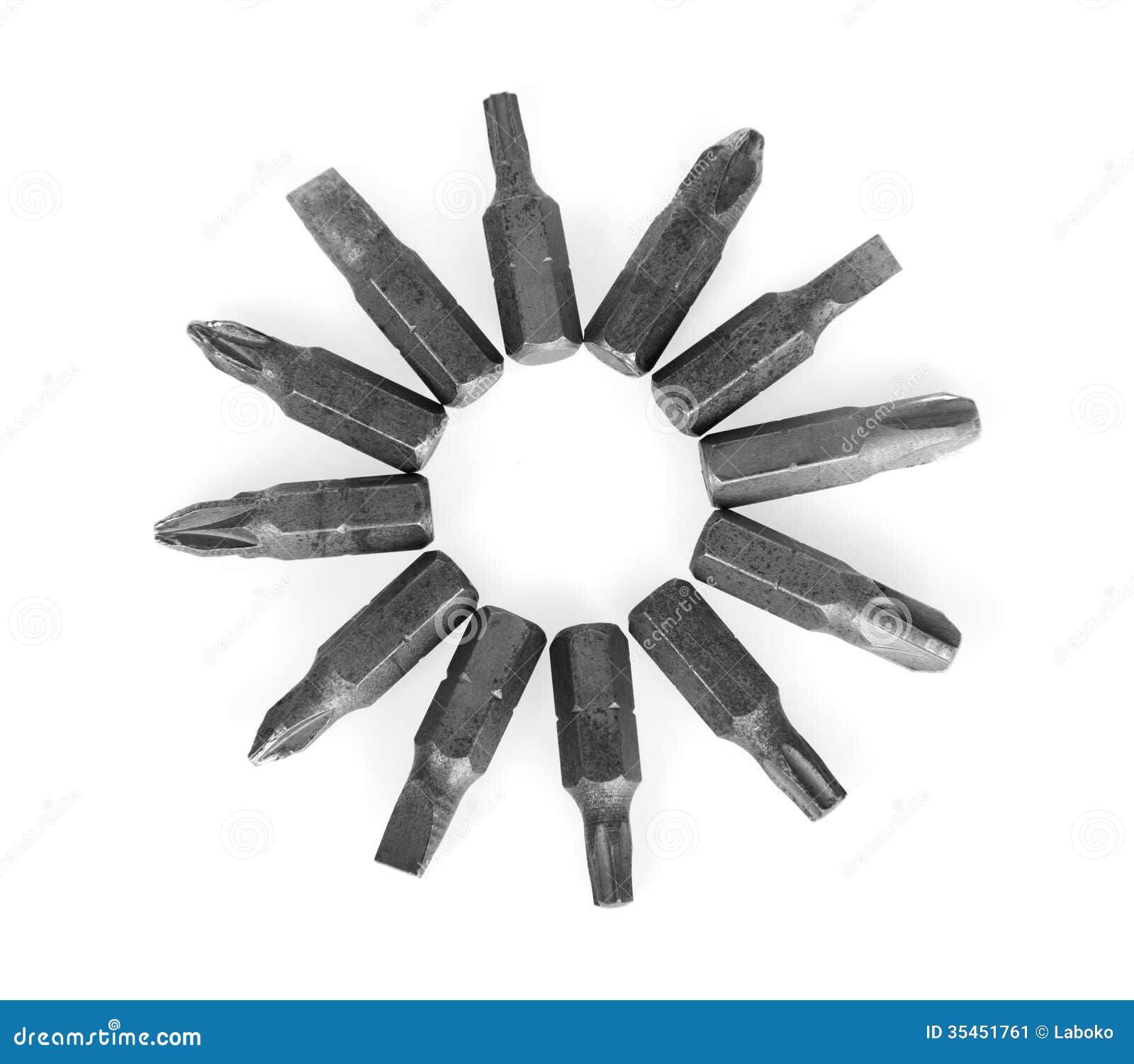 Construction bits stock image. Image of heads, instrument - 35451761