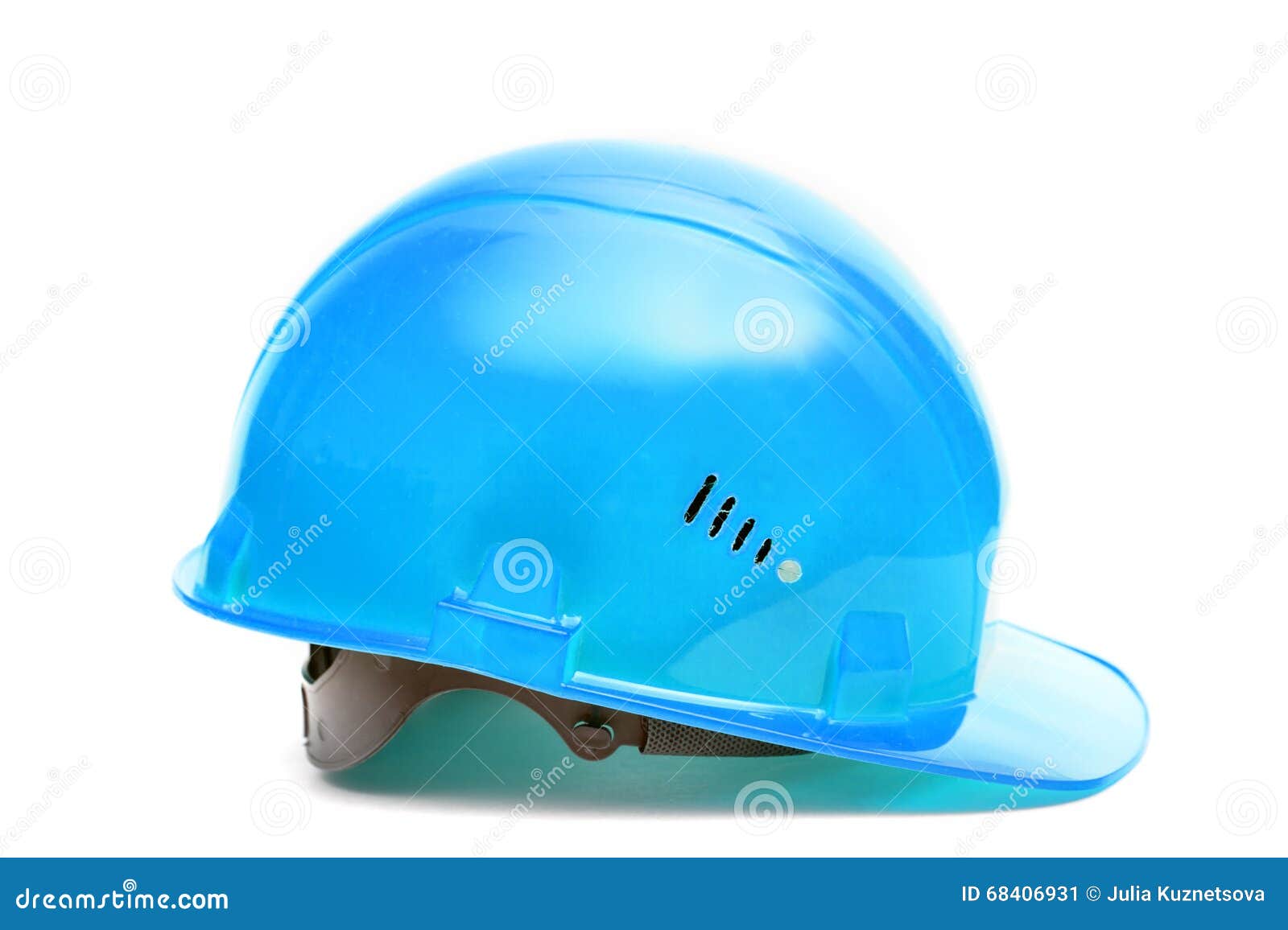 Construction blue helmet stock image. Image of white - 68406931