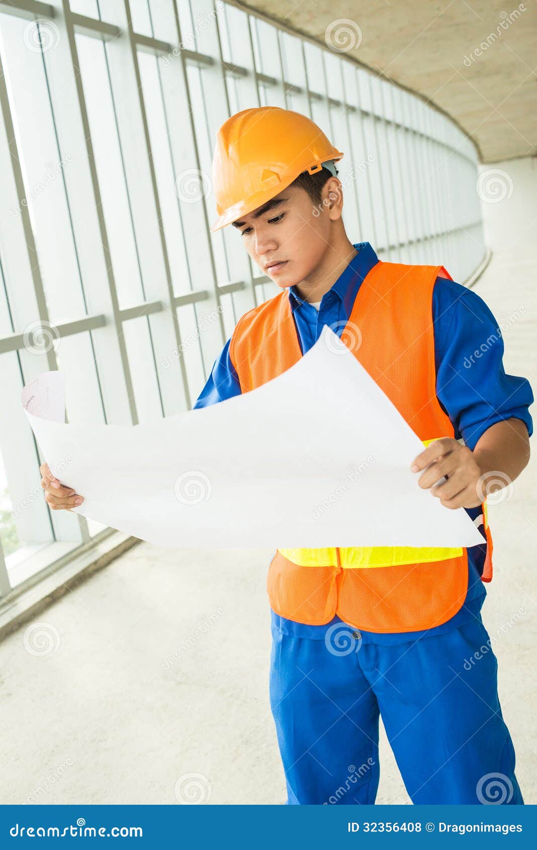 Construction blueprint stock photo. Image of blueprint - 32356408
