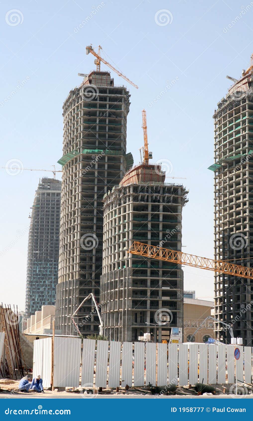 Construction boom stock image. Image of east, arabian - 1958777