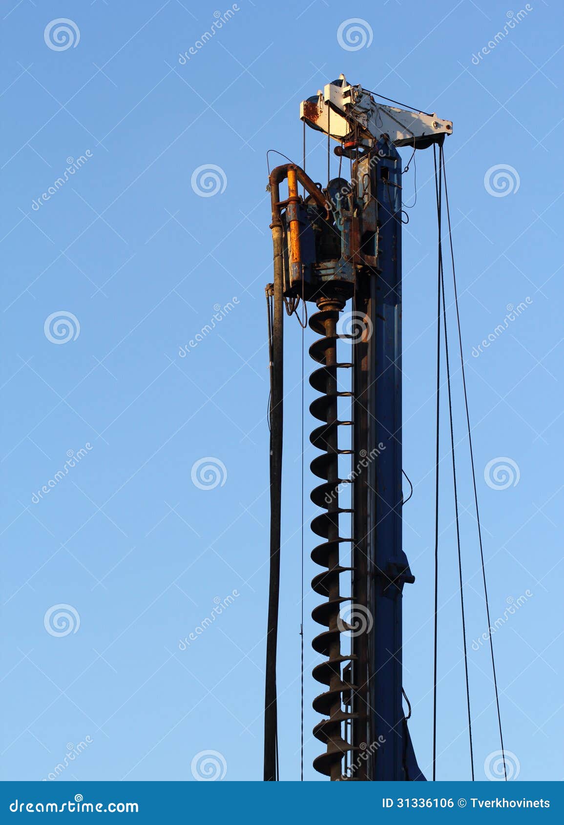 Construction bore stock photo. Image of drilling, bore - 31336106