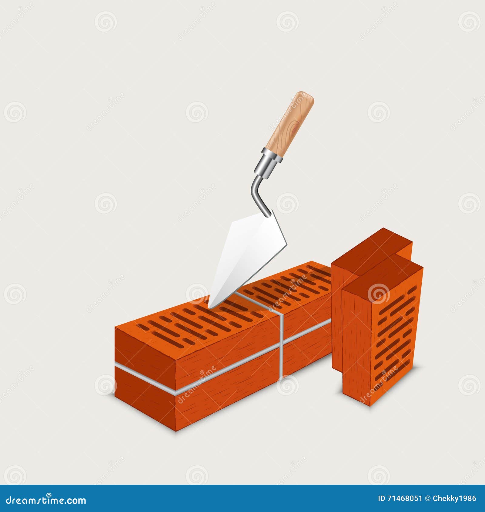 Masonry In Private House Building Isolated Concept Vector Illustrations ...